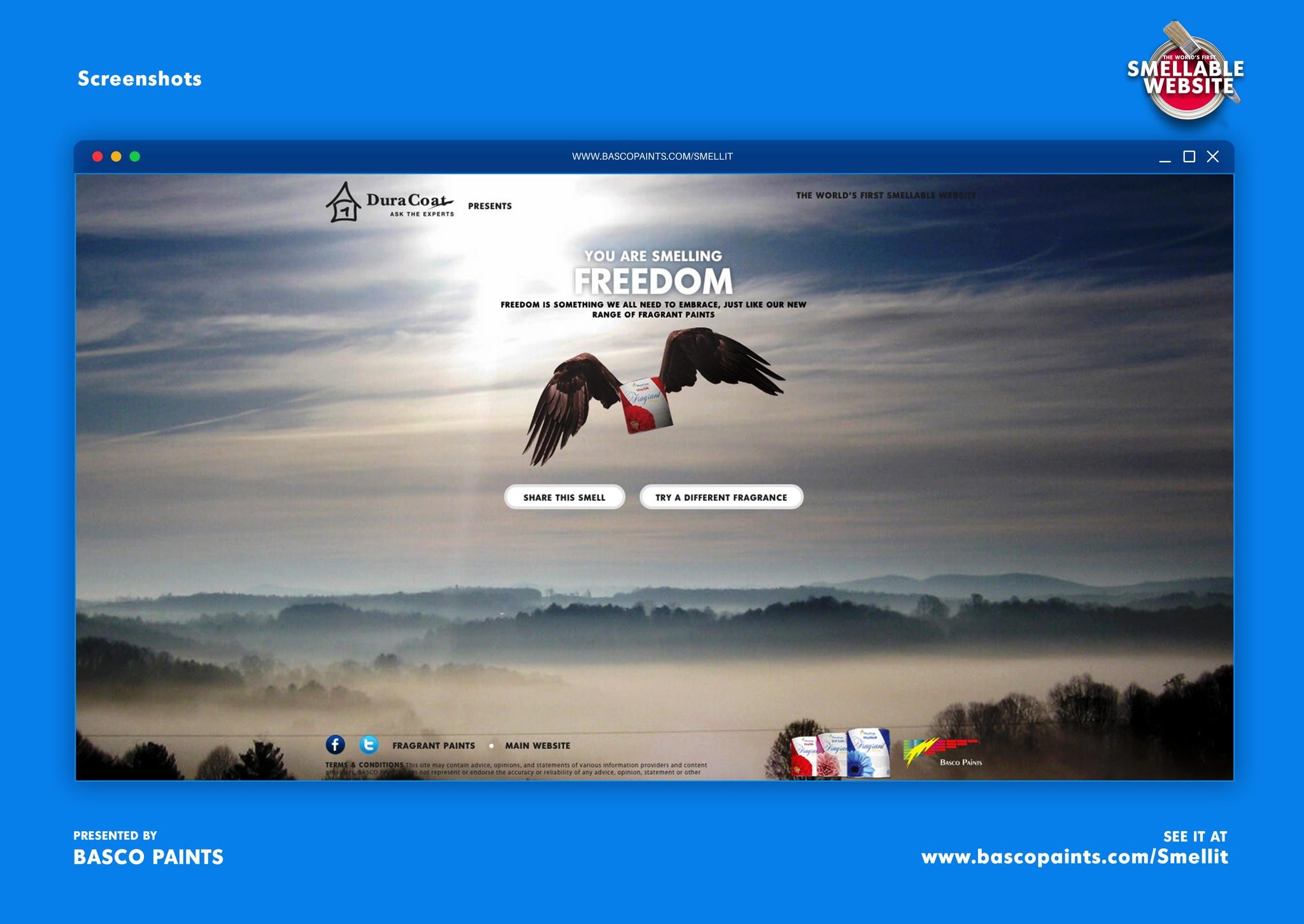 THE WORLD'S FIRST SMELLABLE WEBSITE | Entry | THE WORK