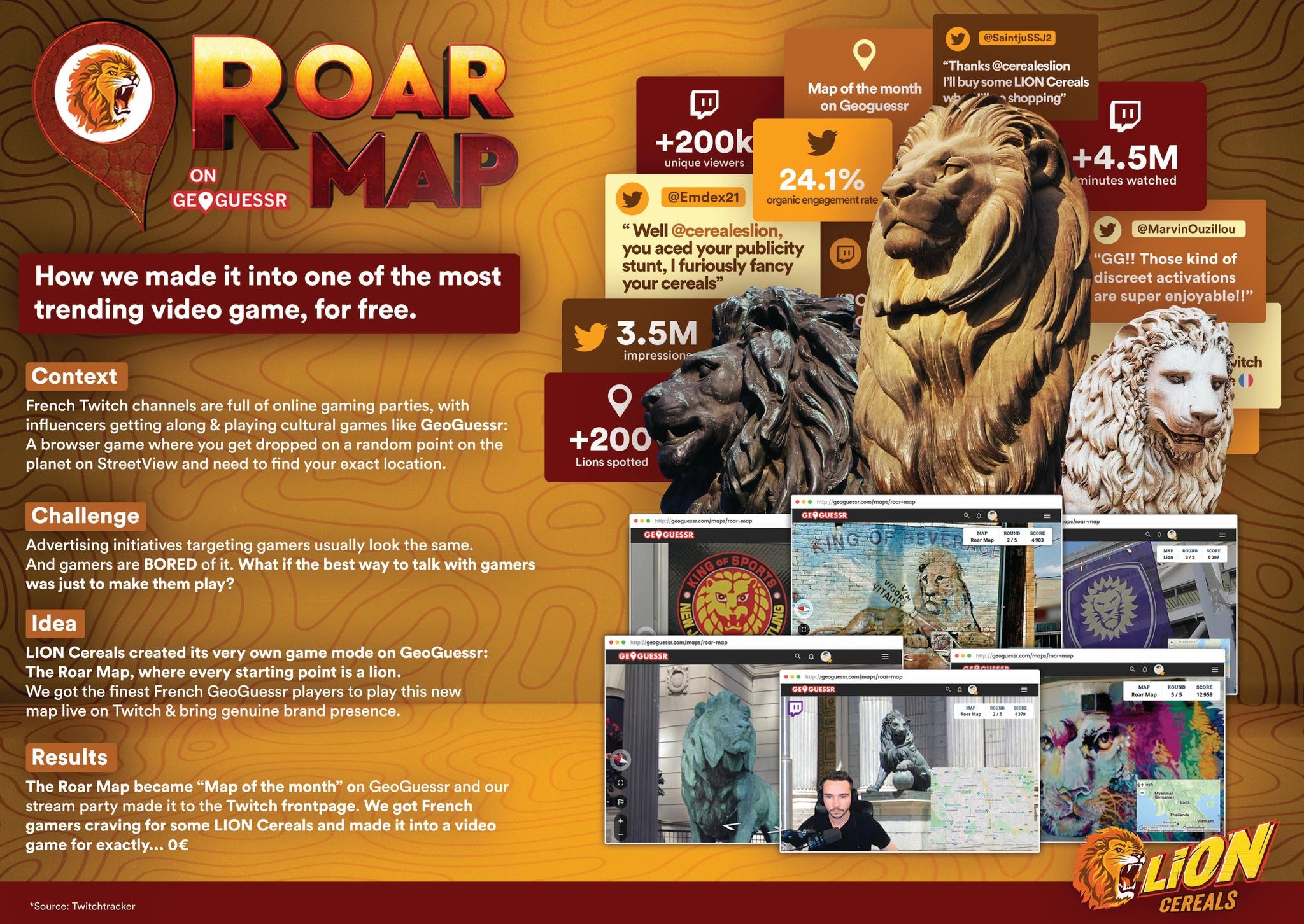 The Roar Map | Campaign | THE WORK