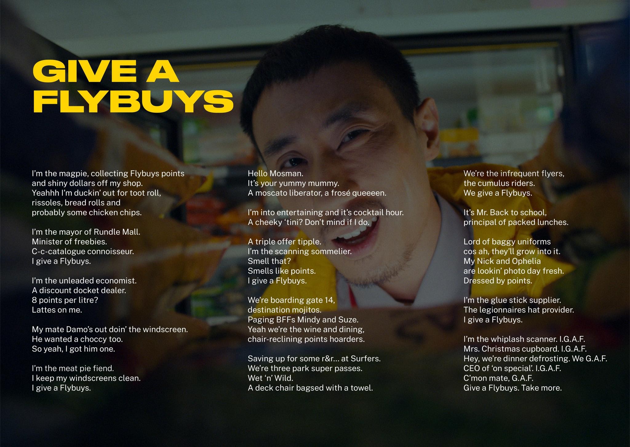 Give a Flybuys | Campaign | THE WORK