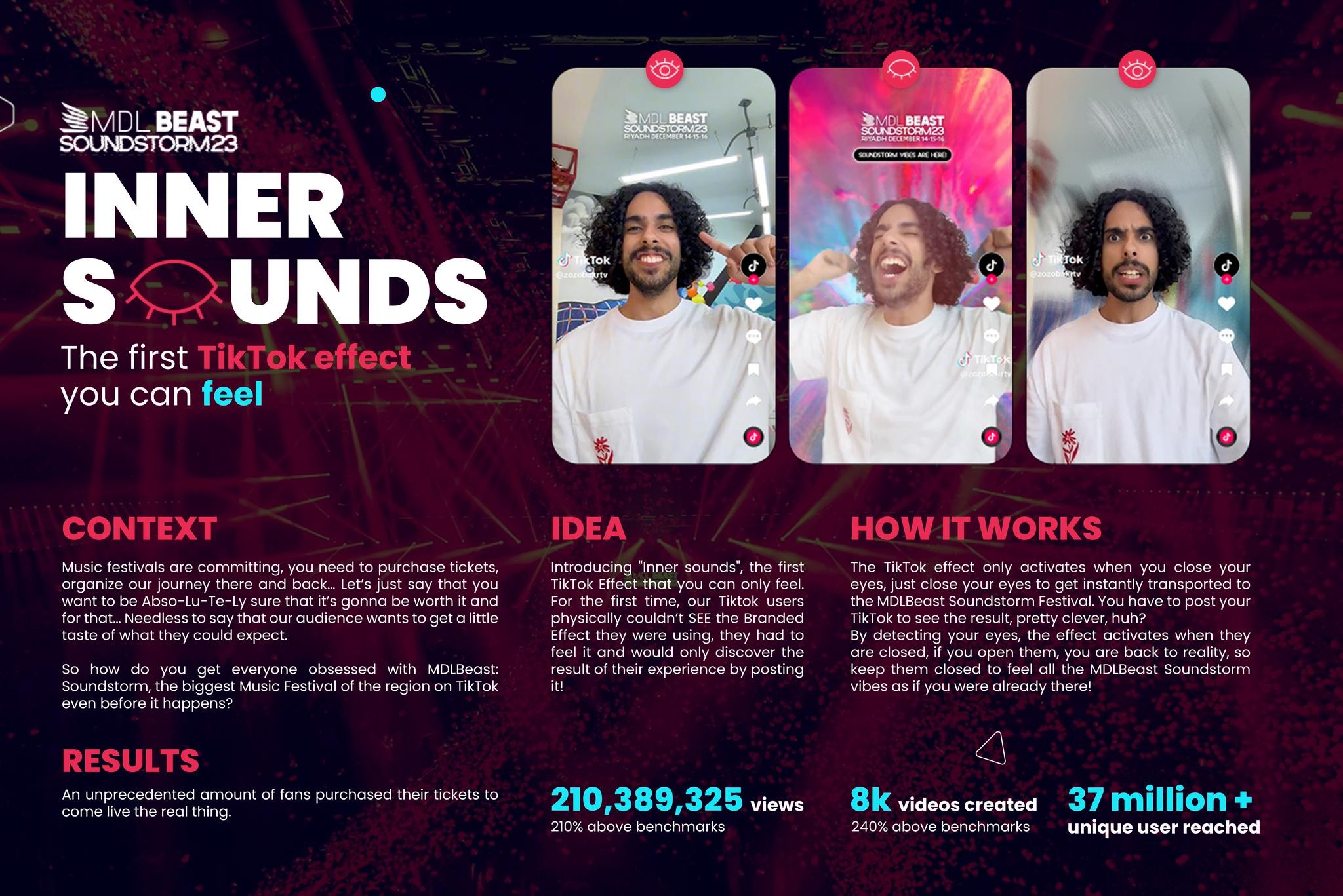 INNER SOUNDS: The first TikTok Effect you can feel | Campaign | THE WORK