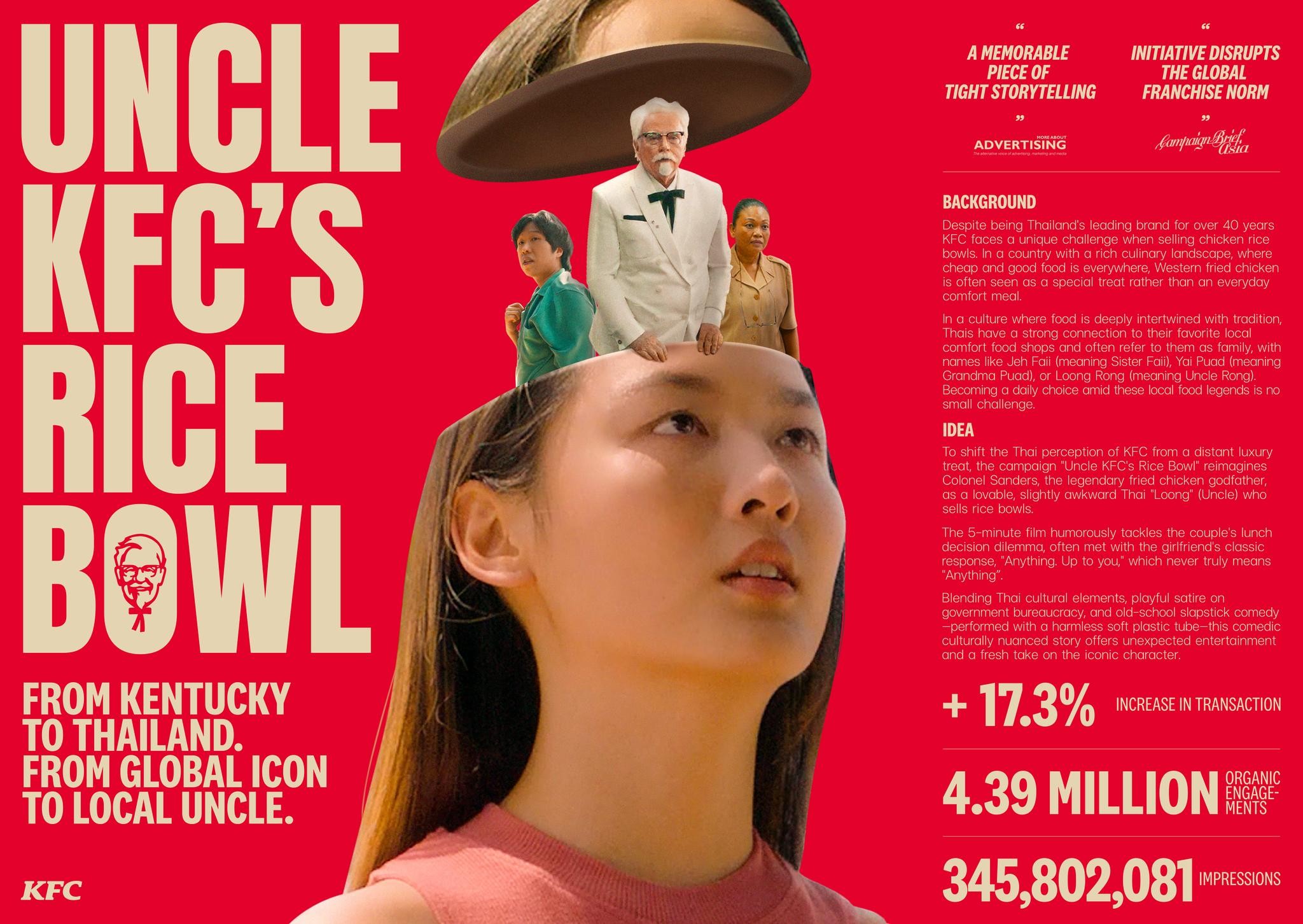 Uncle KFC's Rice Bowl | Campaign | THE WORK