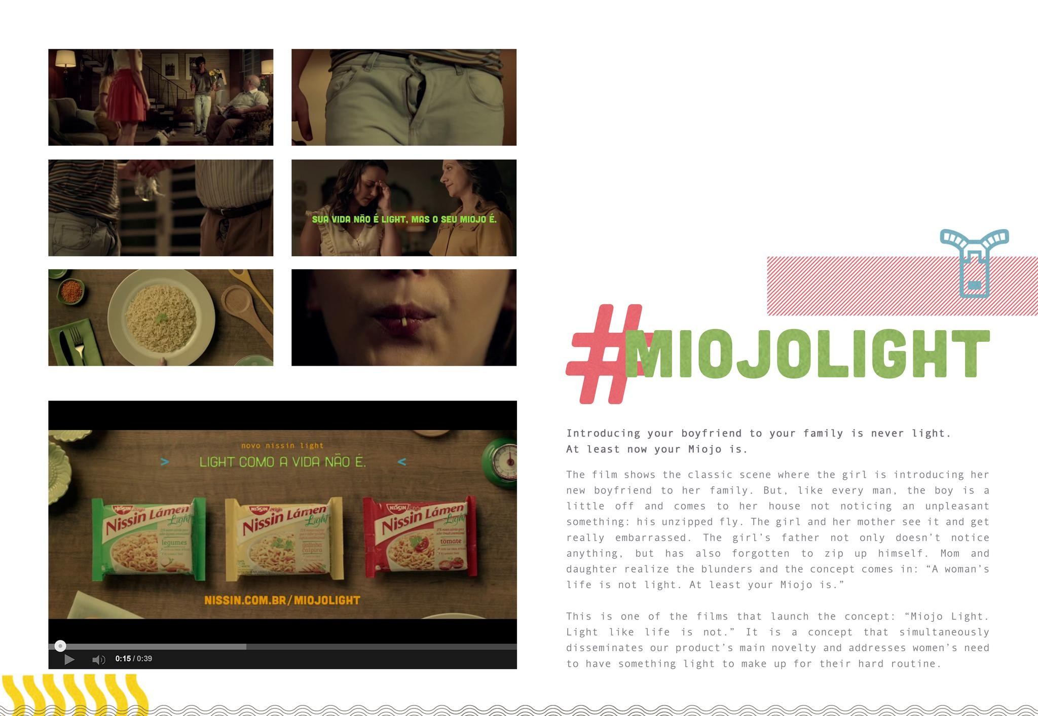 NISSIN MIOJO LIGHT | Campaign | THE WORK