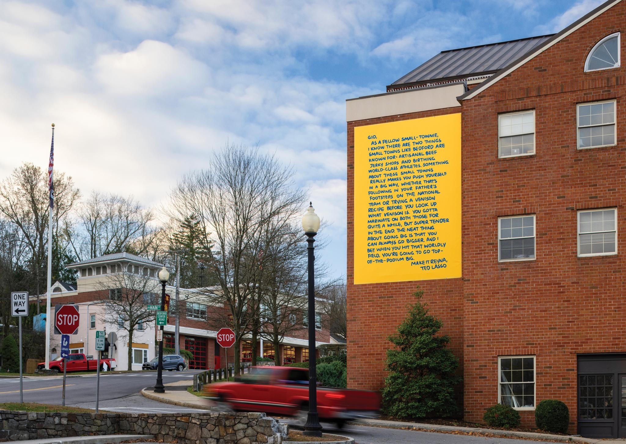 TED LASSO PUBLIC DISPLAYS OF ENCOURAGEMENT | Entry | THE WORK