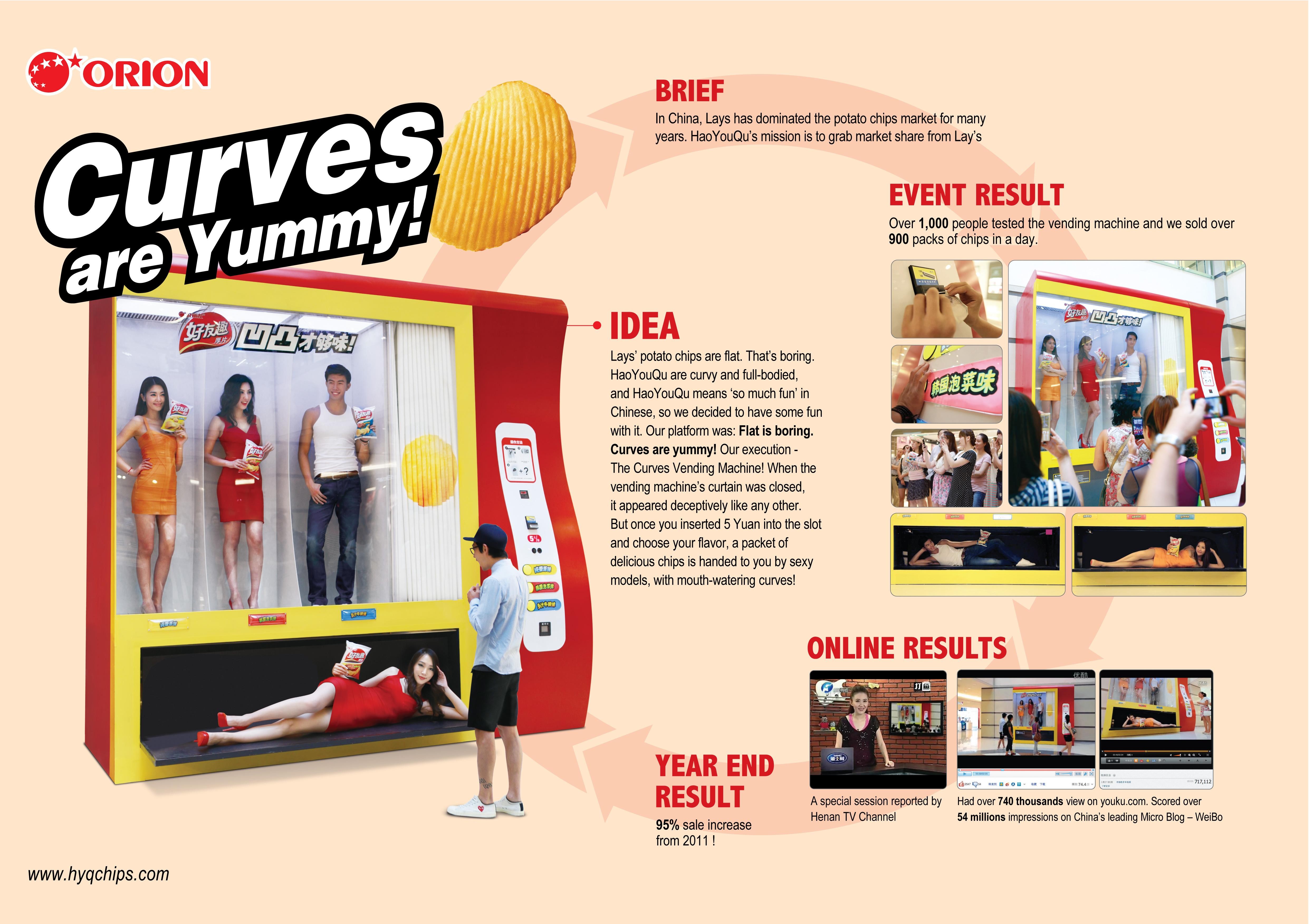 THE CURVES VENDING MACHINE | Campaign | THE WORK