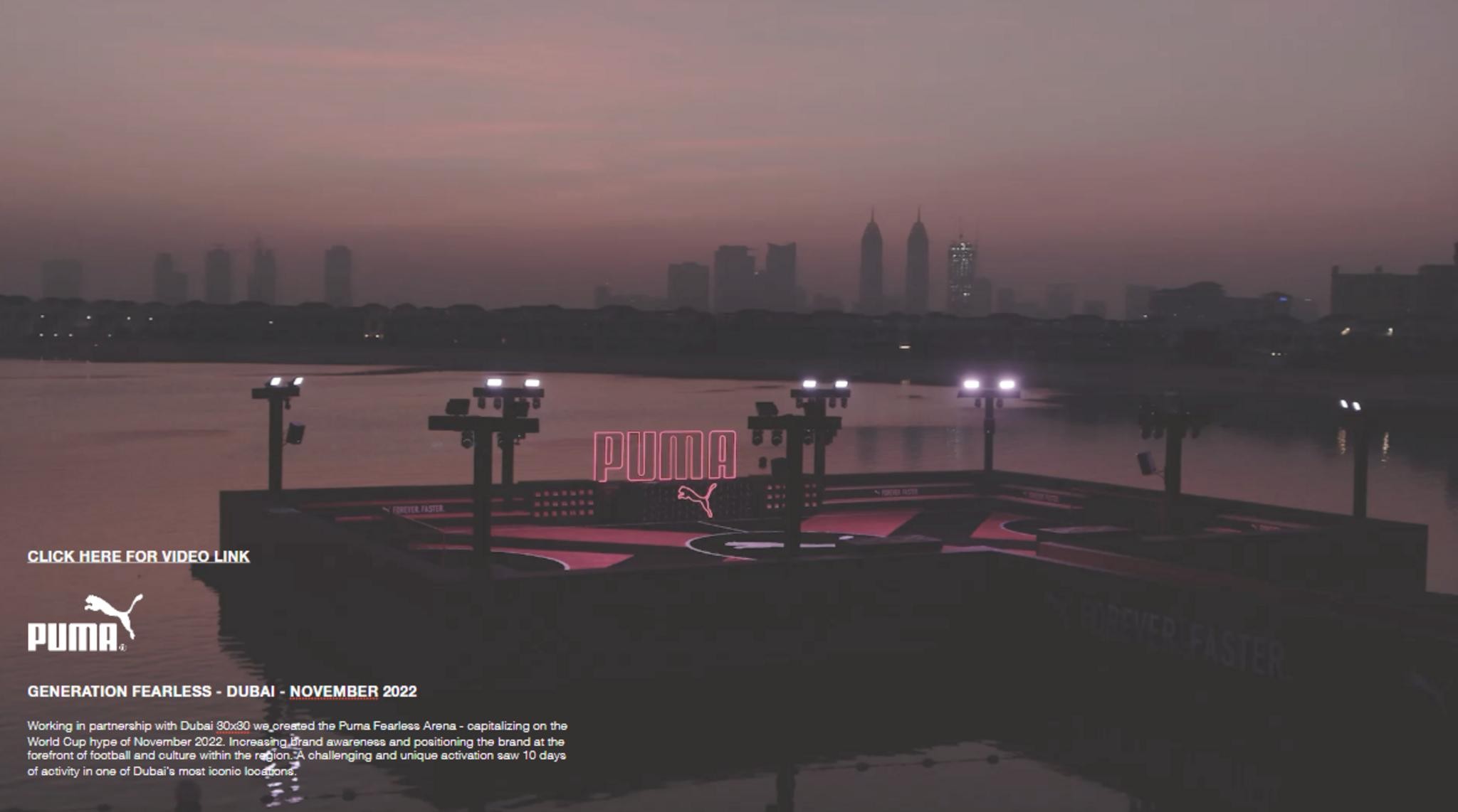 Puma Generation Fearless | Campaign | THE WORK