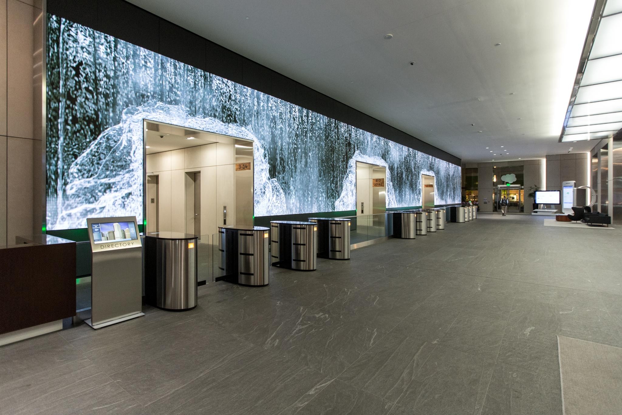 Salesforce West Lobby Pixelscape | Campaign | THE WORK