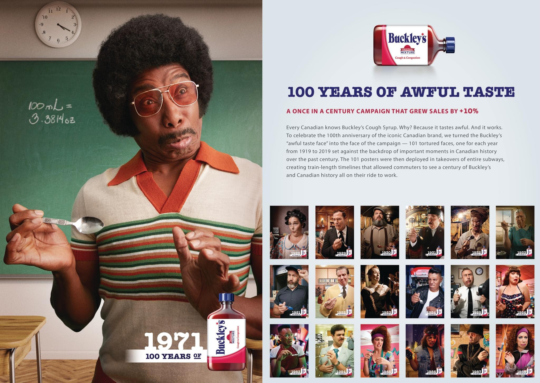 BUCKLEY'S COUGH SYRUP - 100 YEARS OF AWFUL TASTE | Entry | THE WORK