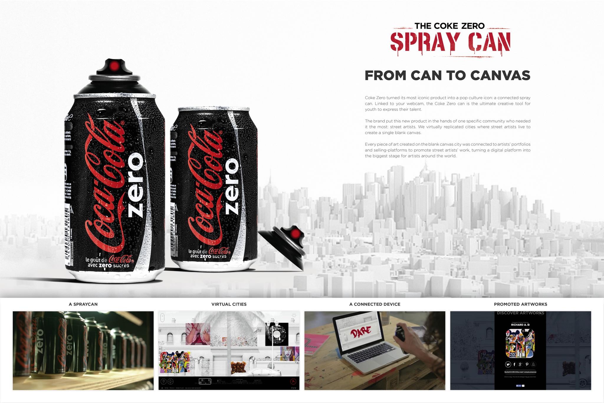 COKE ZERO SPRAY CAN | Campaign | THE WORK