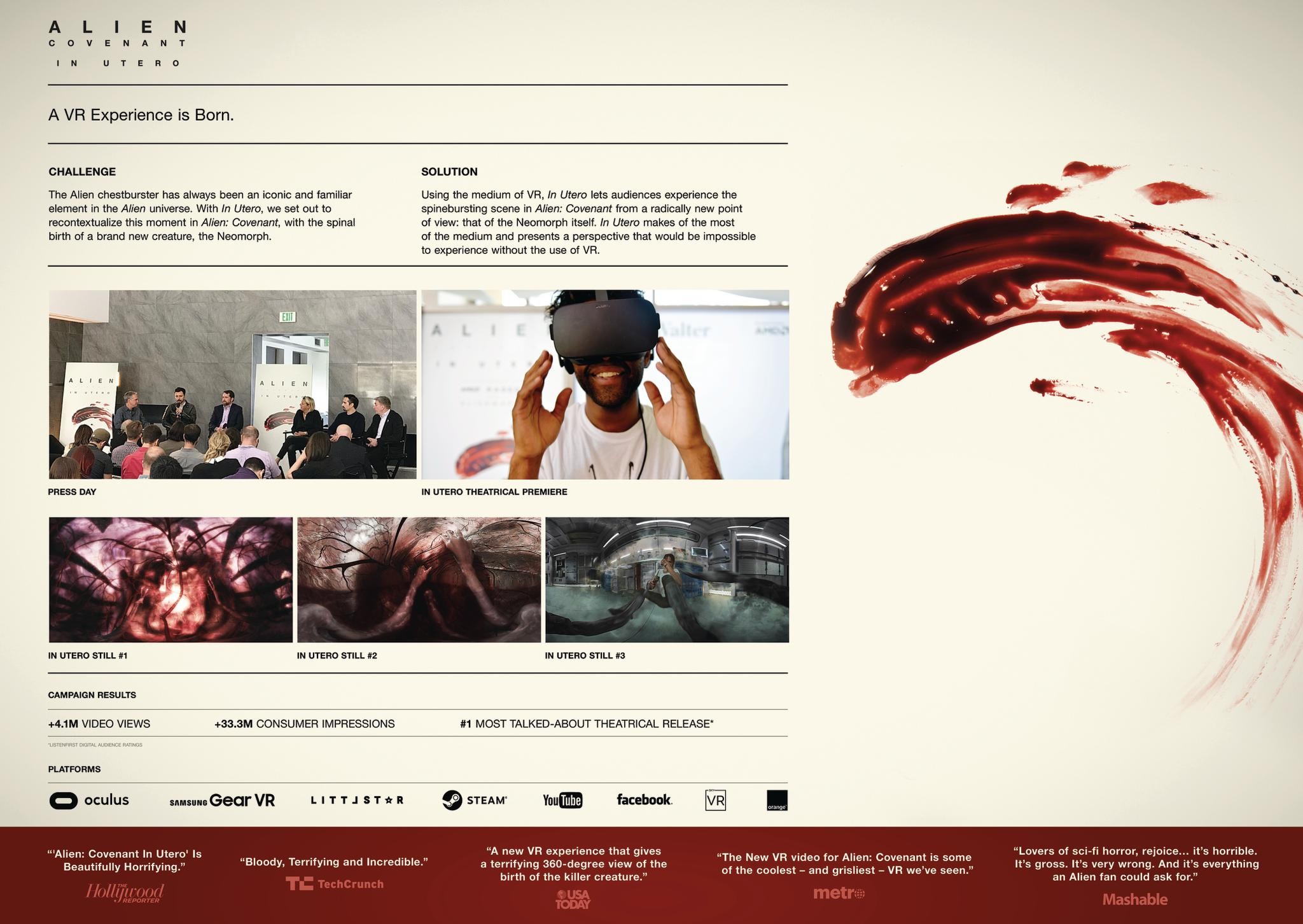 Alien: Covenant In Utero | Campaign | THE WORK