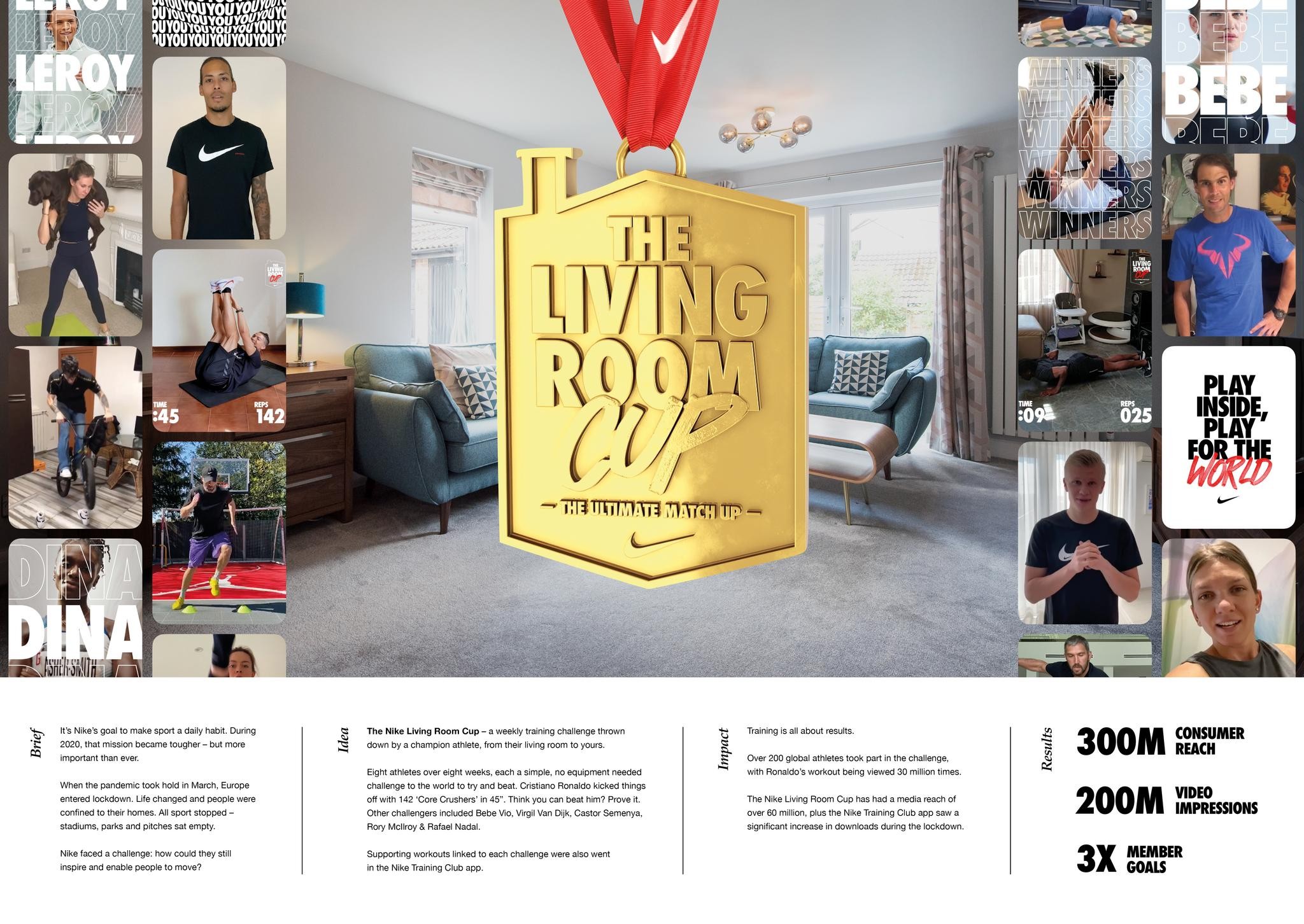 Nike Living Room Cup | Campaign | THE WORK