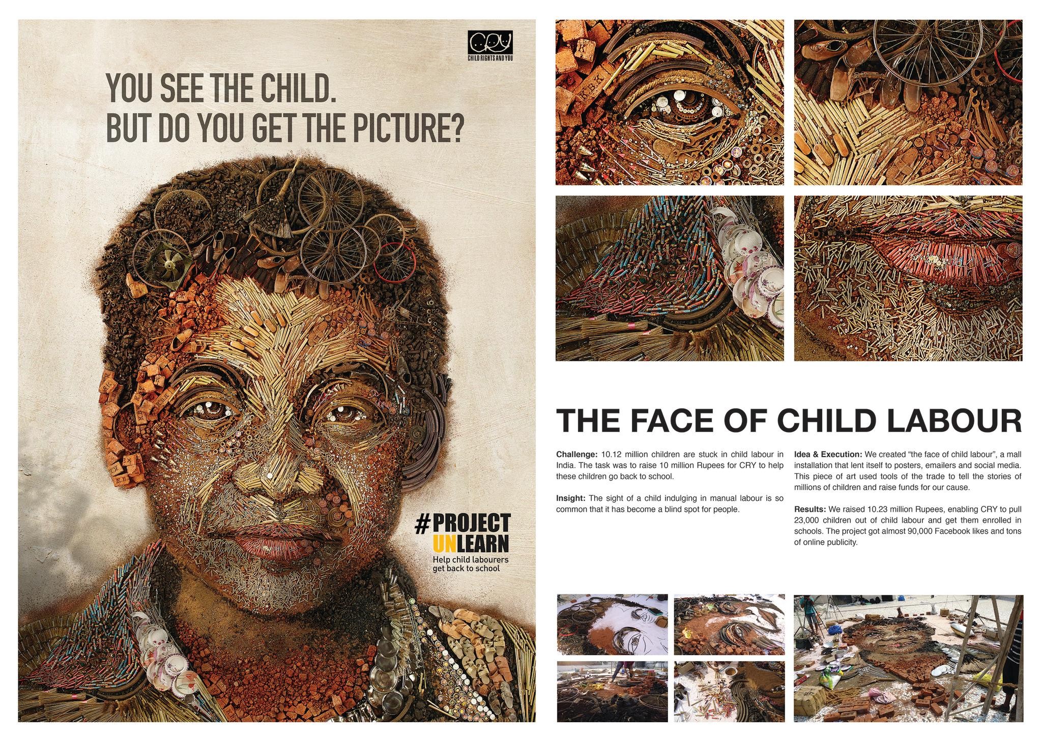 THE FACE OF CHILD LABOUR | Campaign | THE WORK