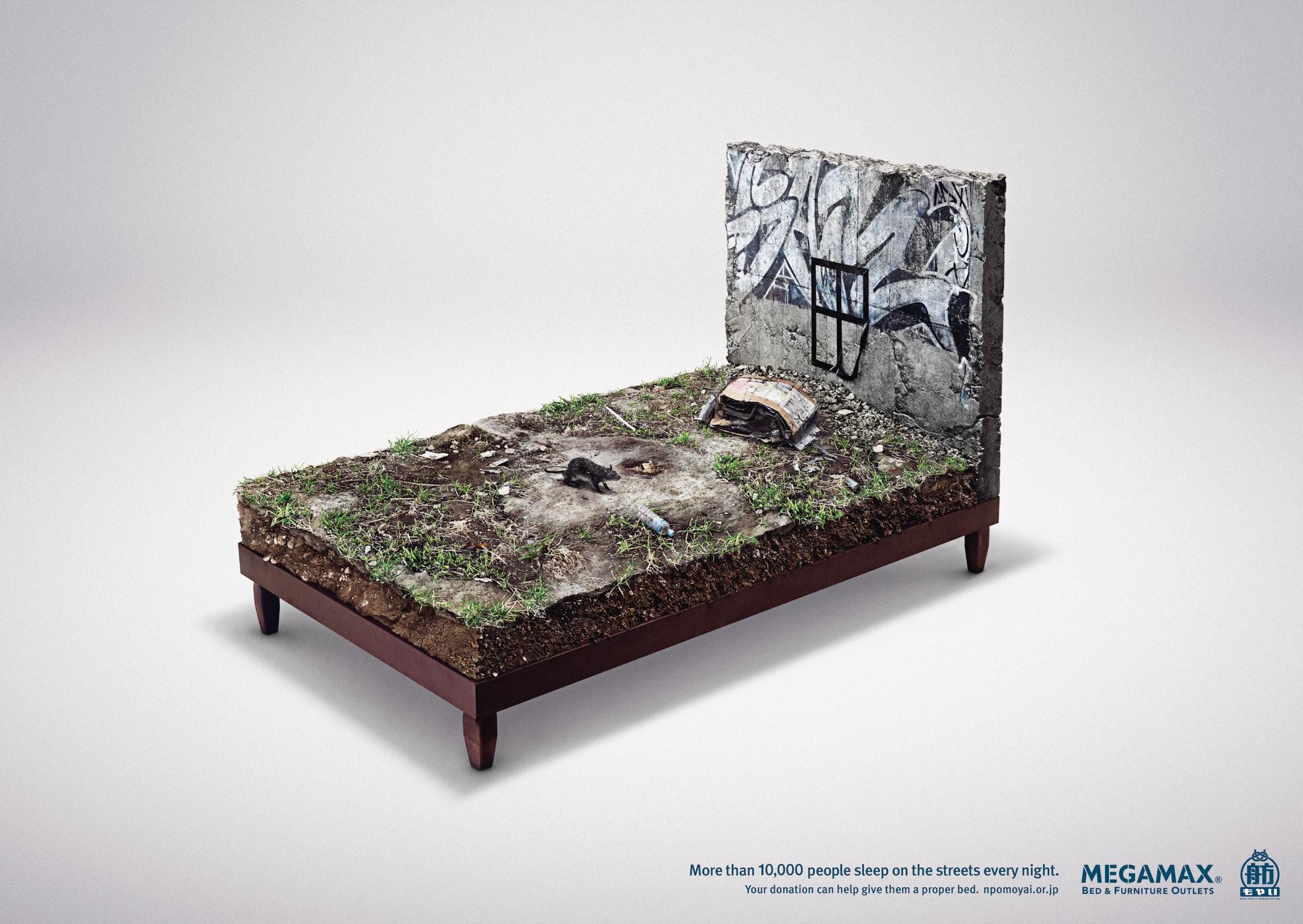 Homeless Bed Collection | Campaign | THE WORK