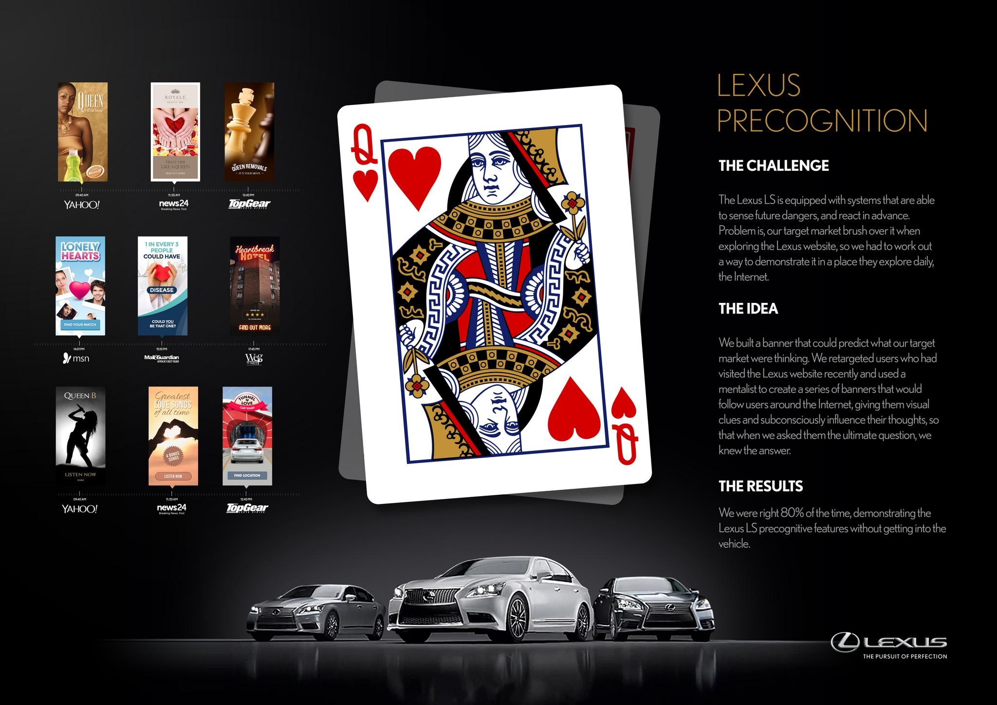 LEXUS PRECOGNITIVE BANNER | Campaign | THE WORK