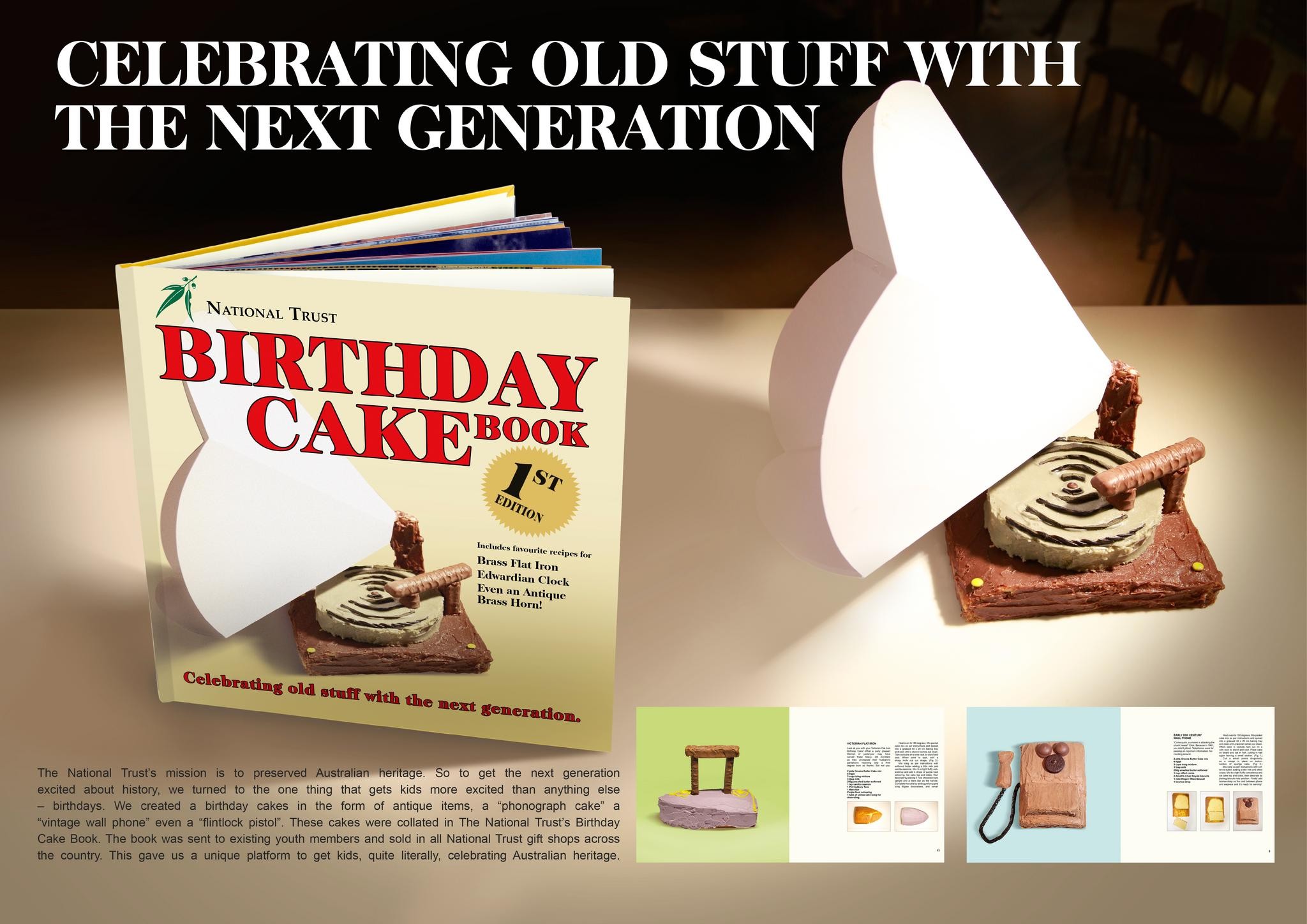 NATIONAL TRUST BIRTHDAY CAKE BOOK | Campaign | THE WORK