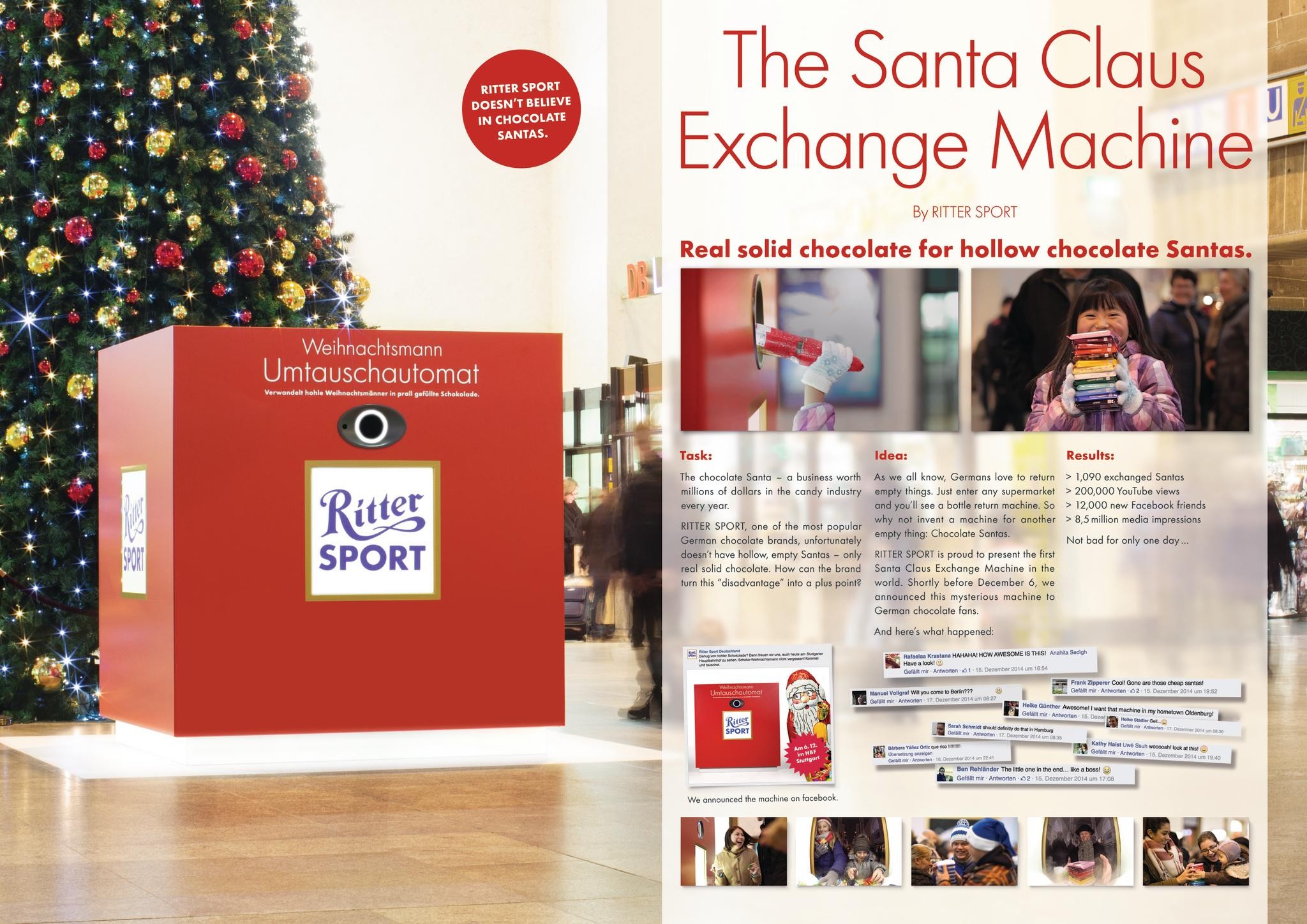 THE SANTA CLAUS EXCHANGE MACHINE | Campaign | THE WORK
