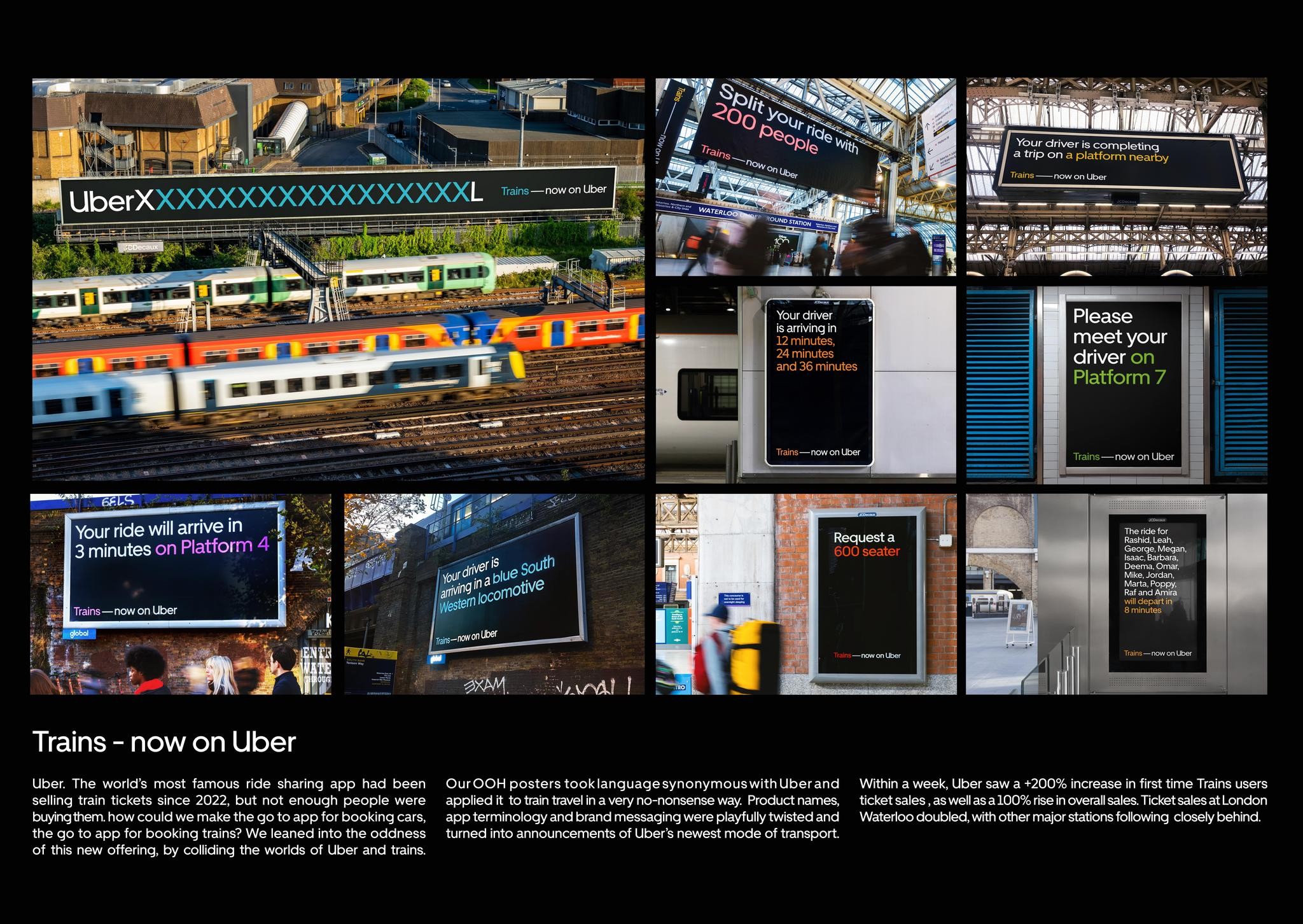Uber Trains 'Trains, Now on Uber' | Campaign | THE WORK