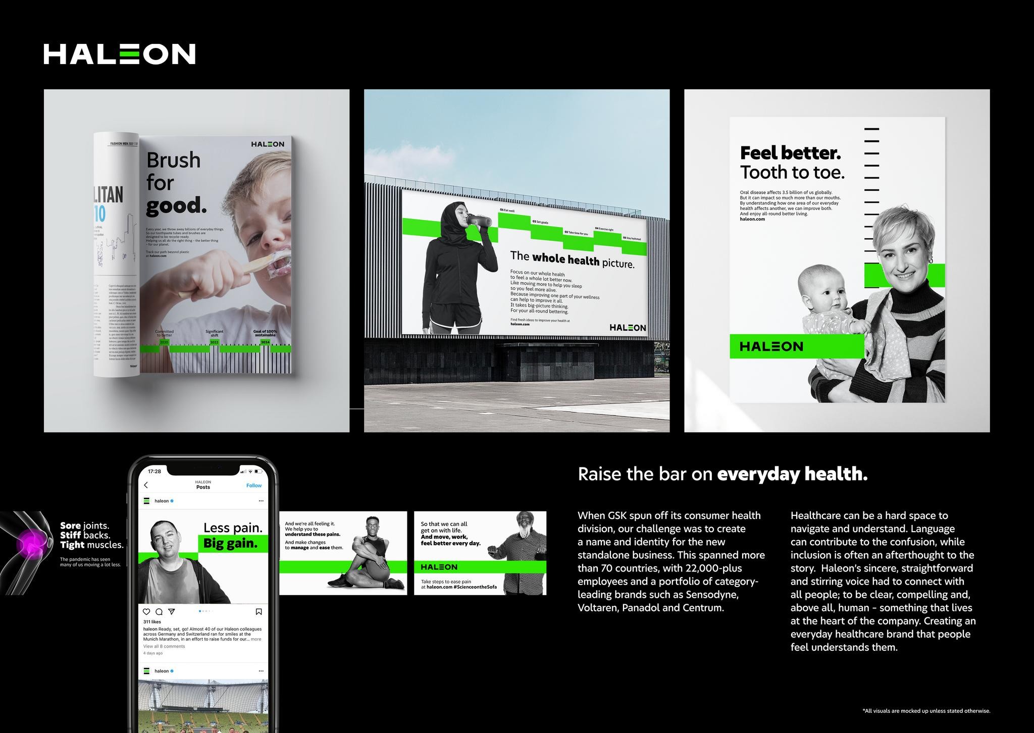 HALEON - BRAND IDENTITY FOR ALL | Entry | THE WORK