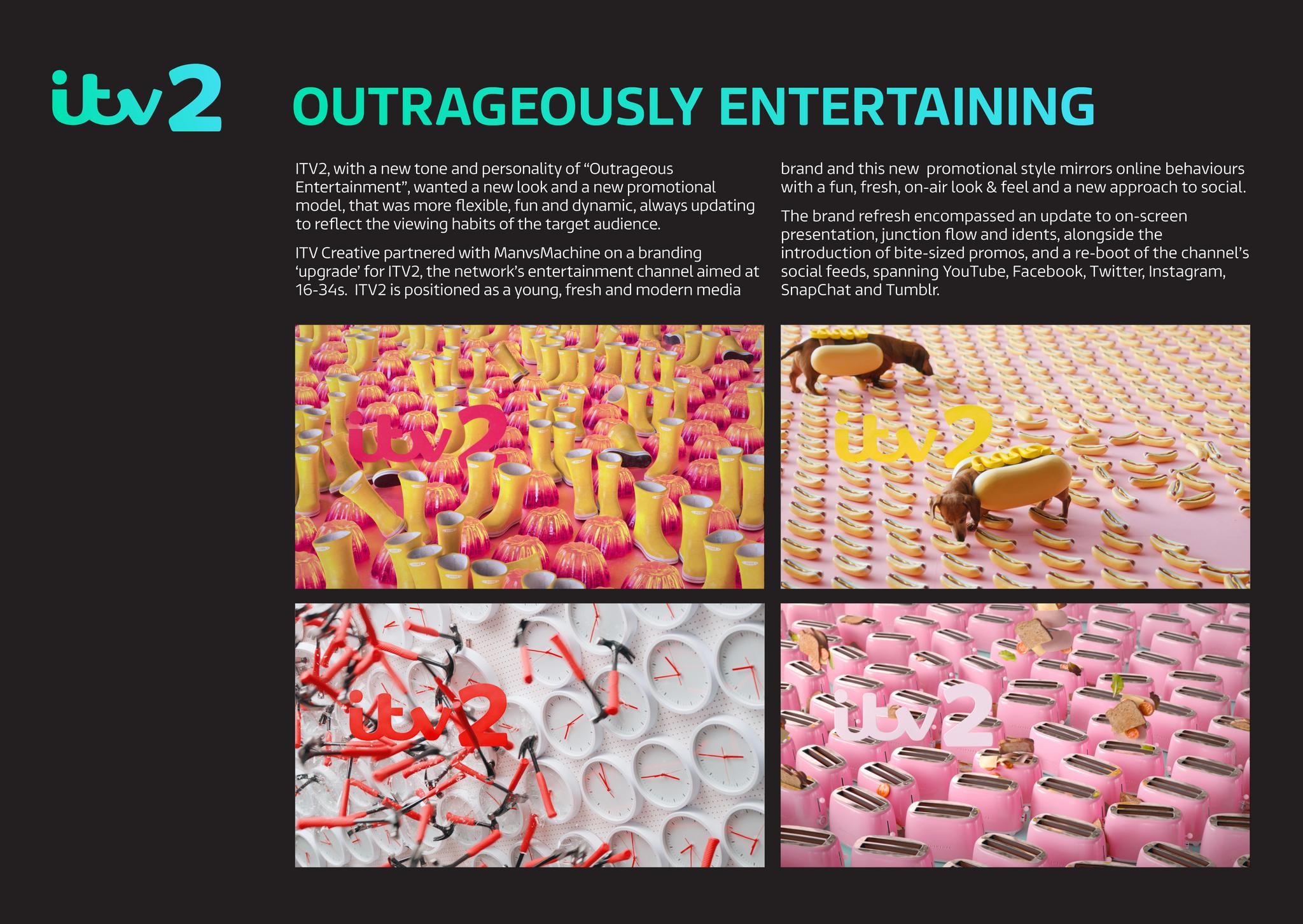 ITV2 Idents | Campaign | THE WORK