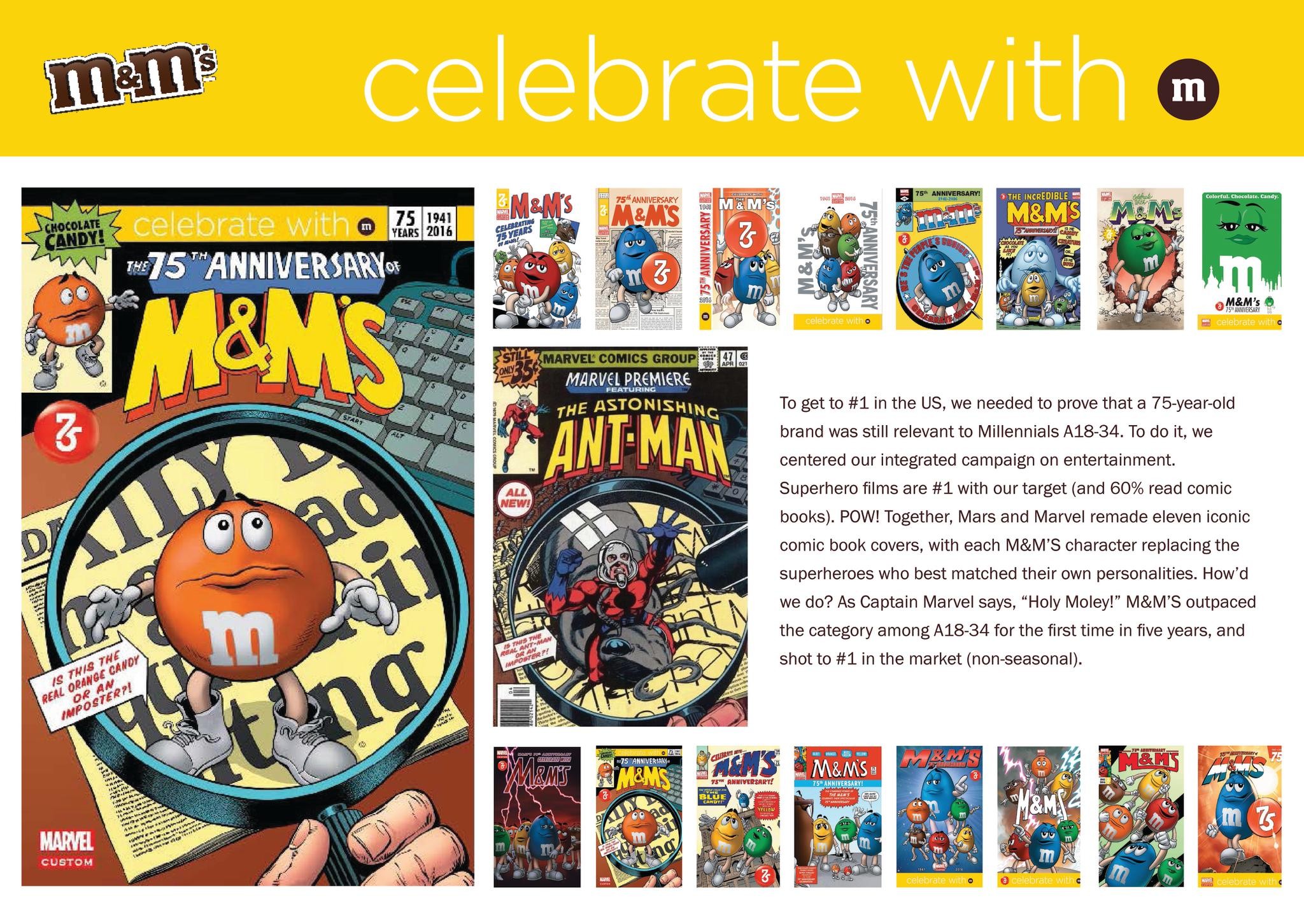 M&M'S Marvel Comic Book Poster | Campaign | THE WORK