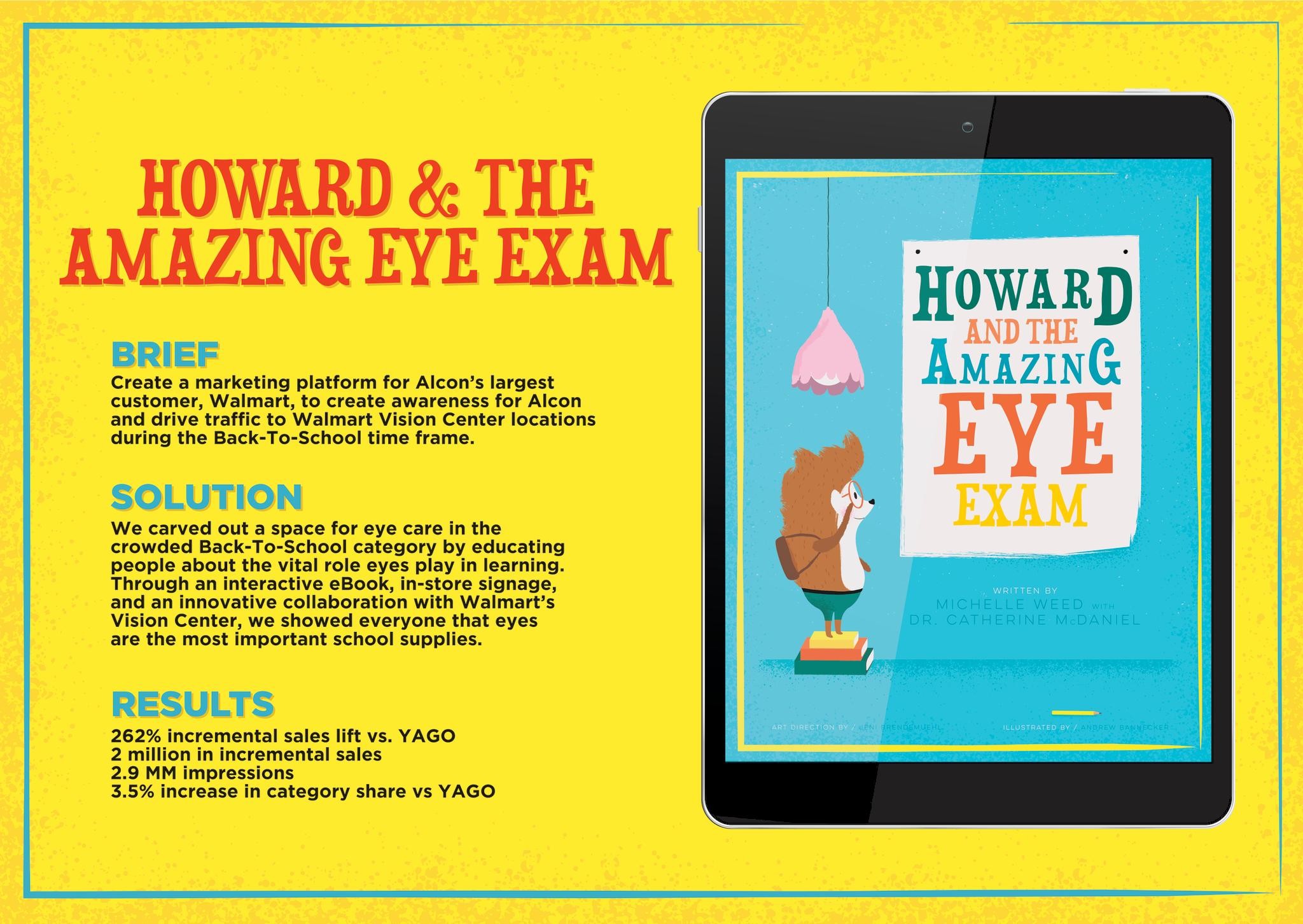 Howard and the Amazing Eye Exam | Campaign | THE WORK