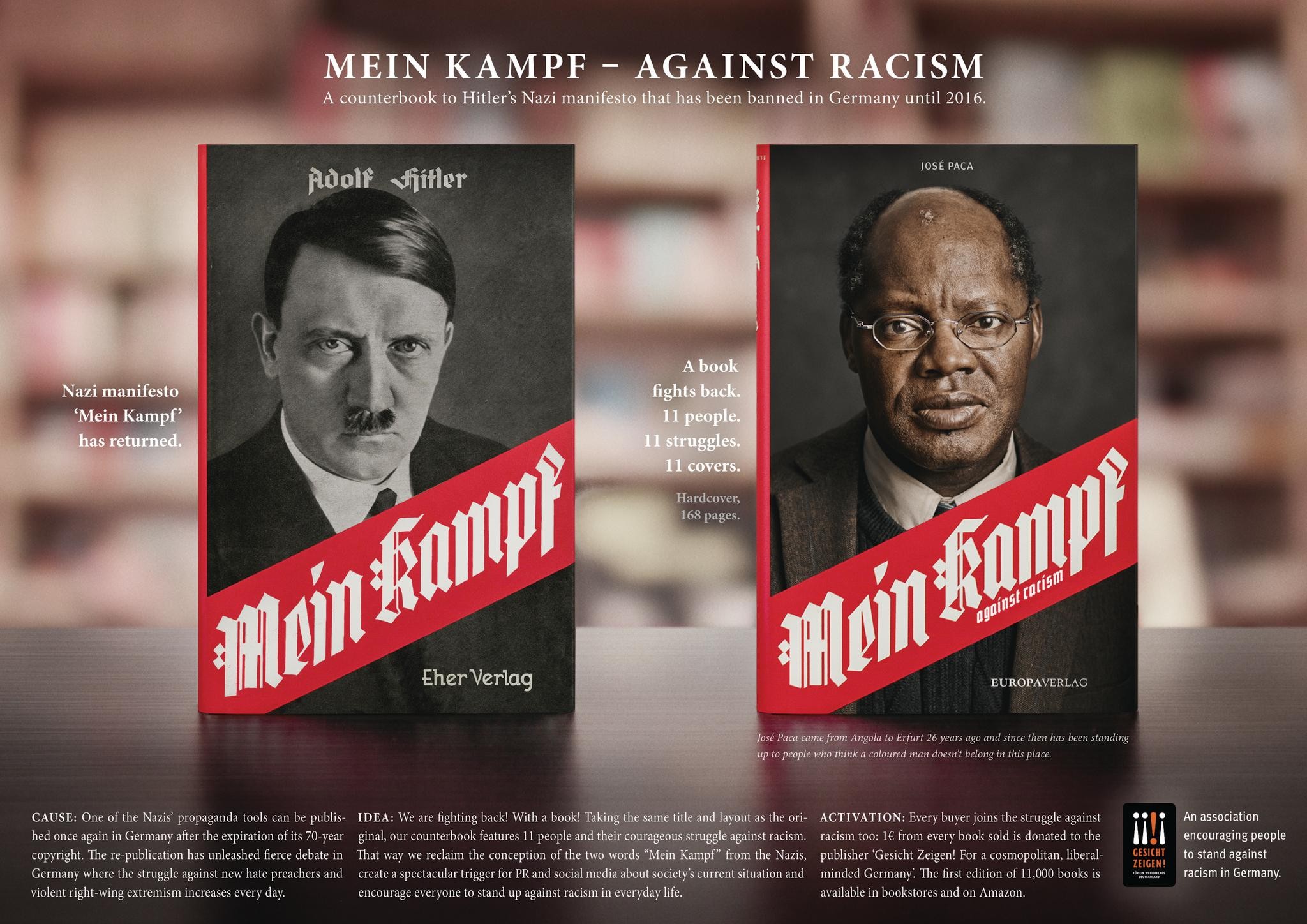 THE TEAR-OFF-POSTERS FOR "MEIN KAMPF - AGAINST RACISM" | Entry | THE WORK