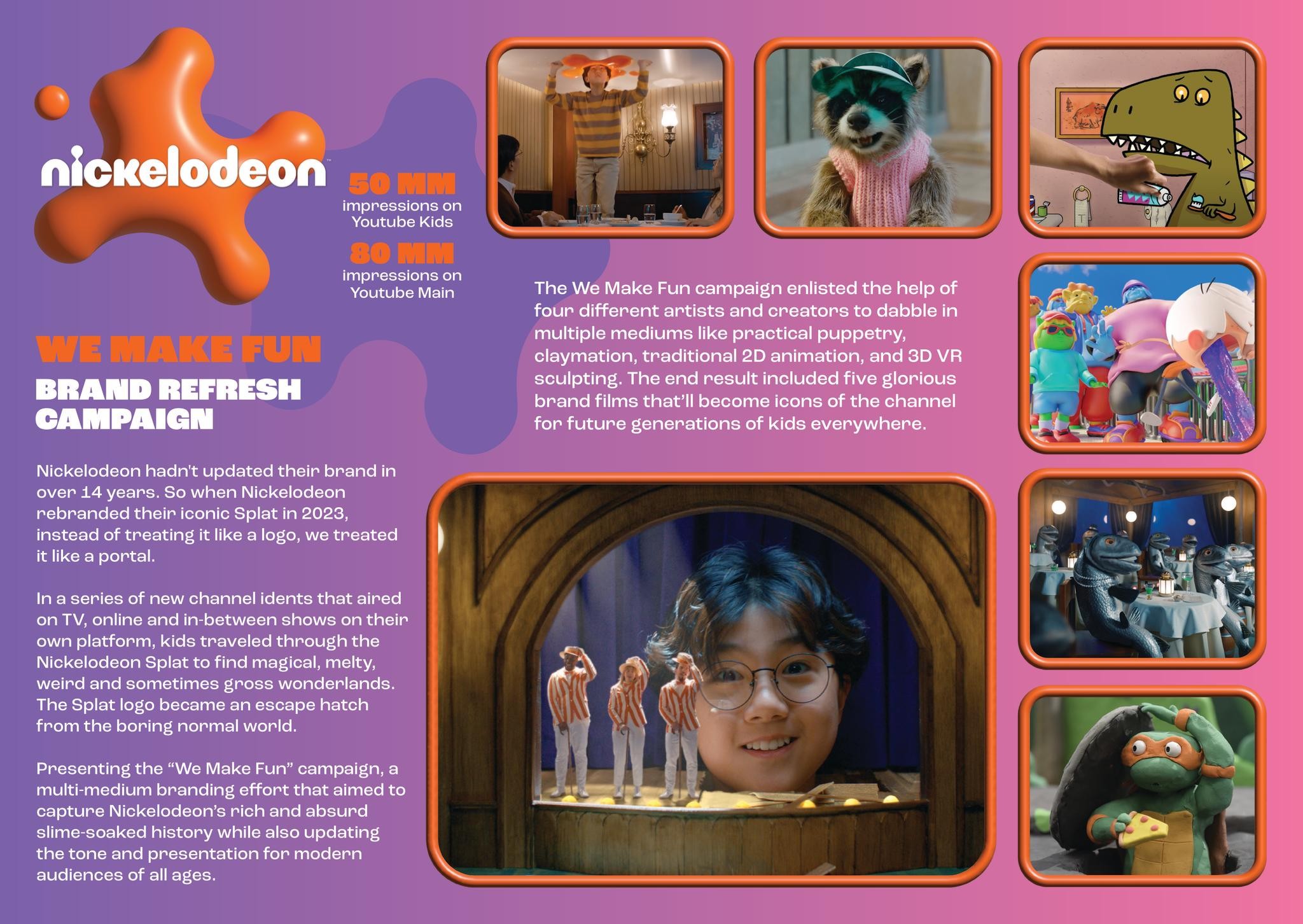 Nickelodeon - We Make Fun | Campaign | THE WORK