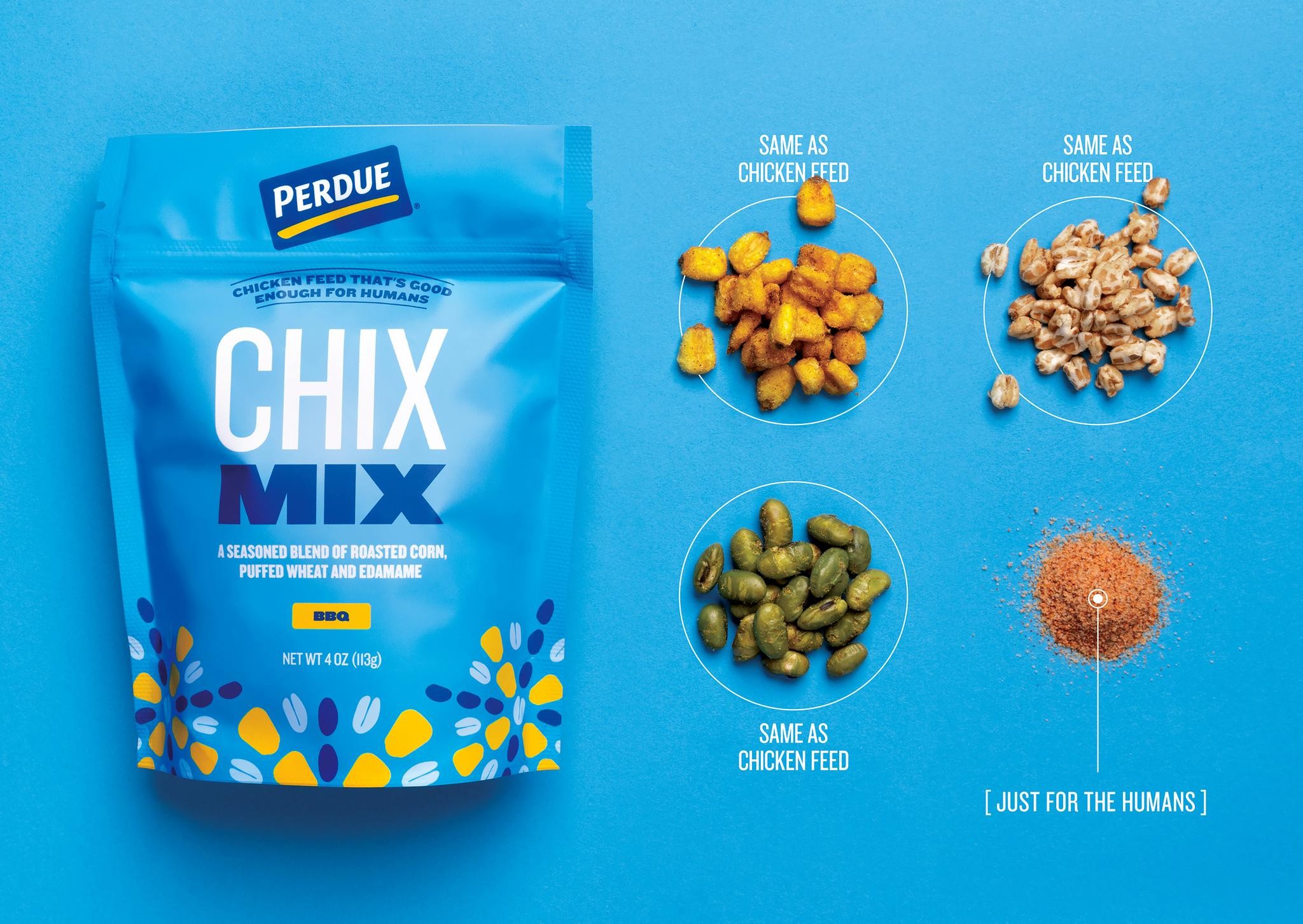 PERDUE: CHICKEN FEED. HUMAN SNACK. | Entry | THE WORK