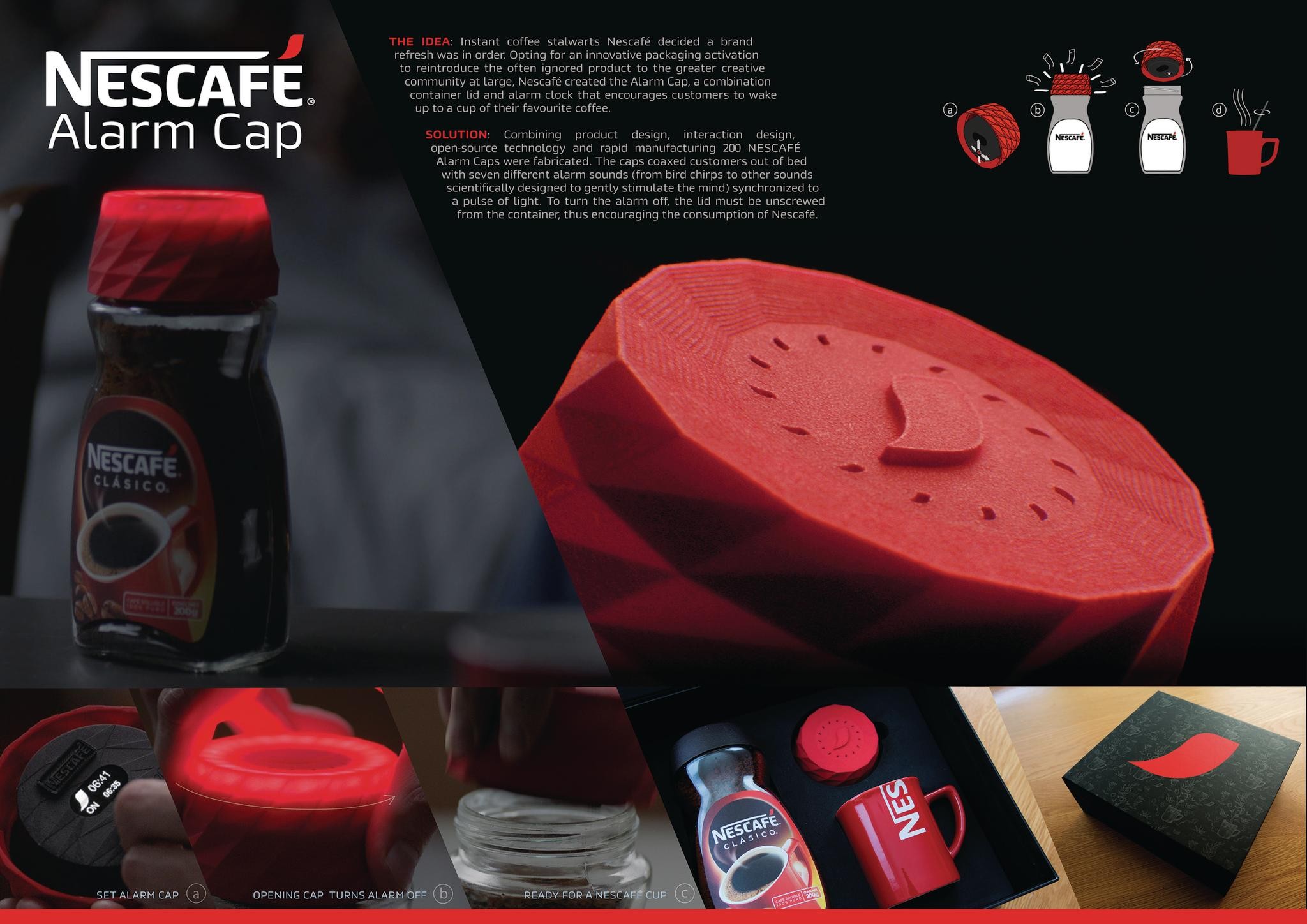 NESCAFÉ ALARM CAP | Campaign | THE WORK