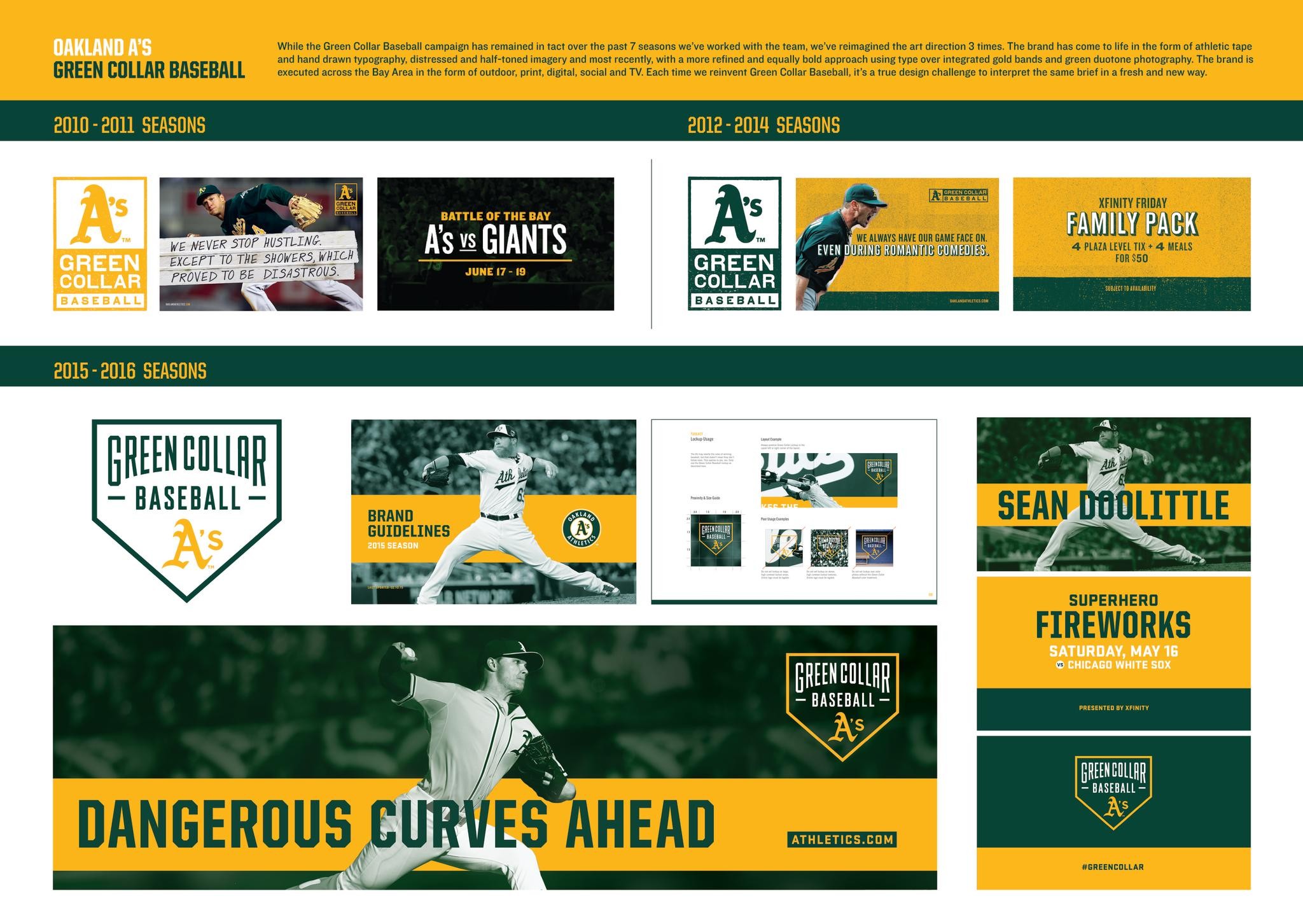Oakland Athletics ReBrand | Campaign | THE WORK