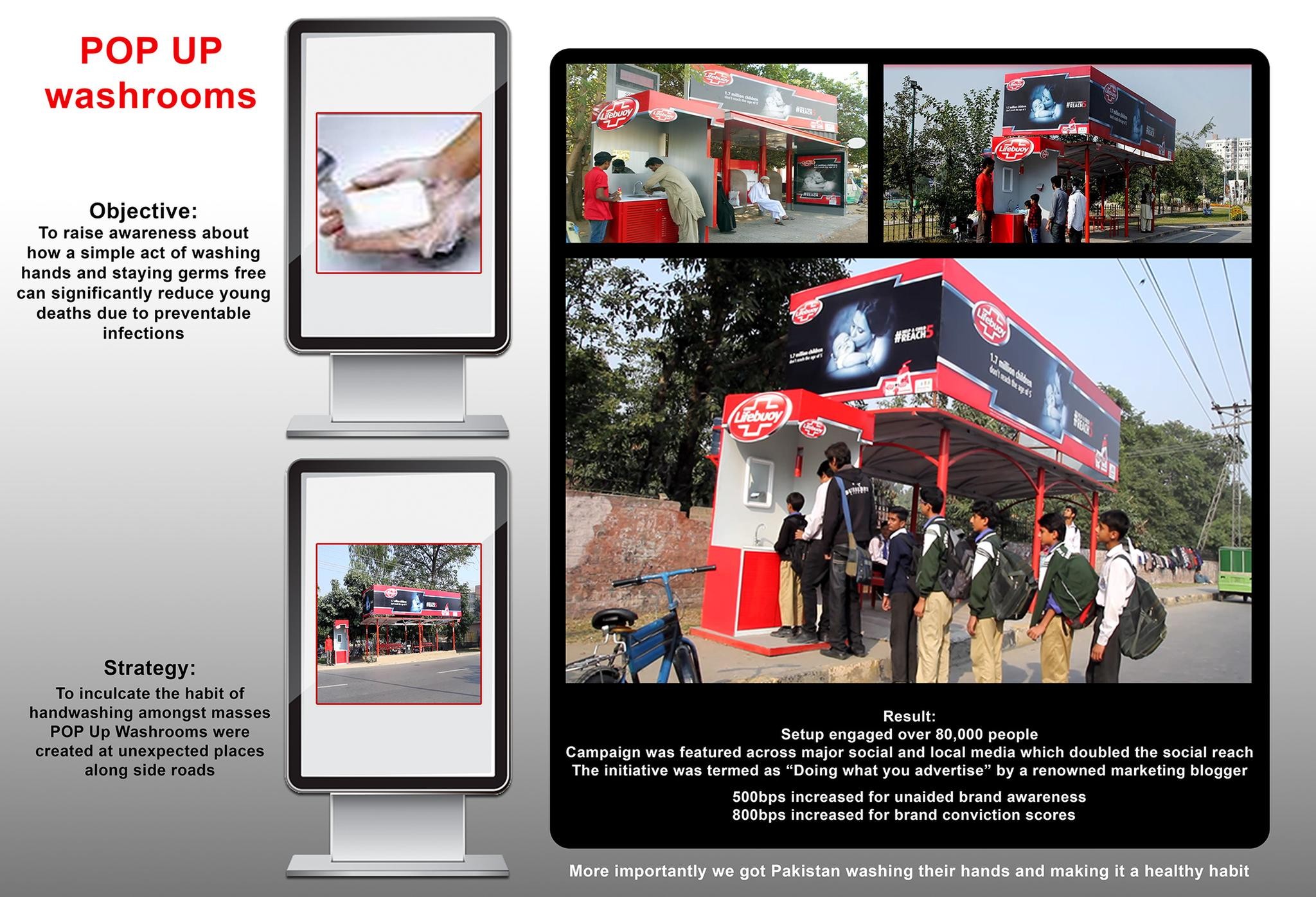 Lifebuoy POP UP WASHROOMS | Campaign | THE WORK