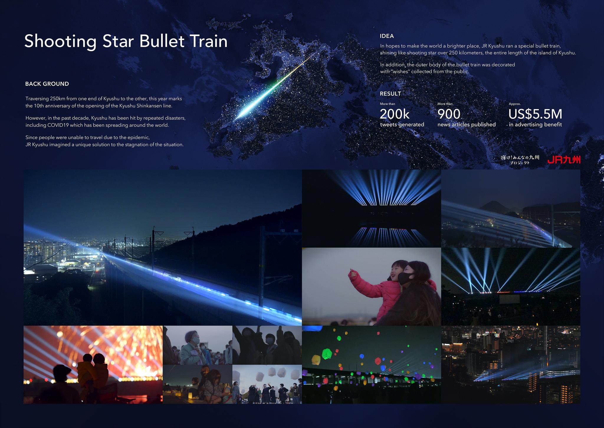Shooting Star Bullet Train | Campaign | THE WORK