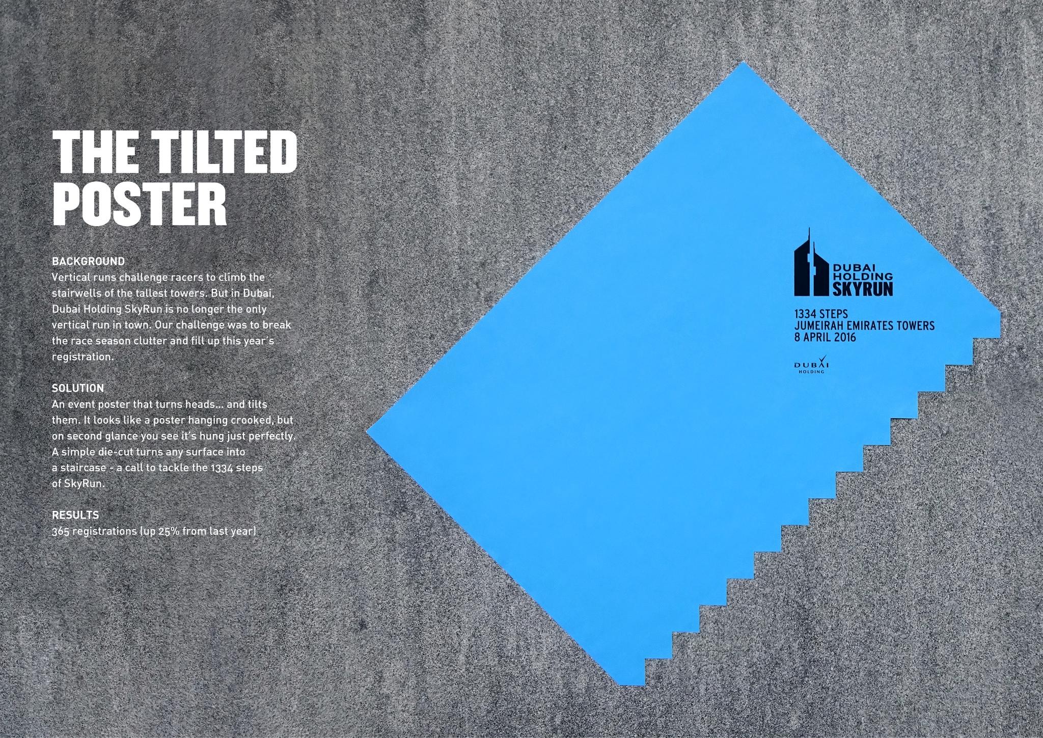 The Tilted Poster | Campaign | THE WORK