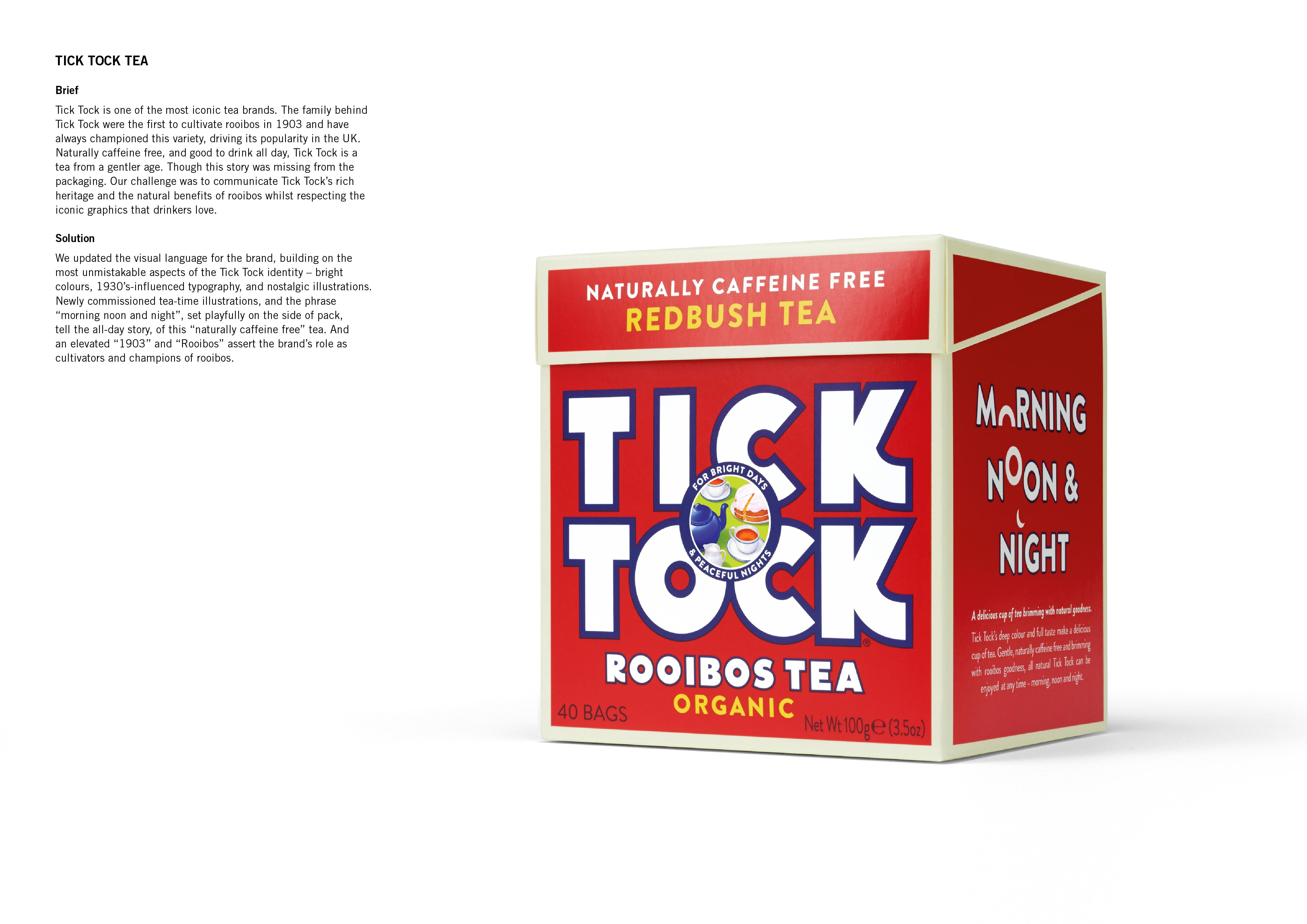 Tick Tock Tea Packaging | Campaign | THE WORK
