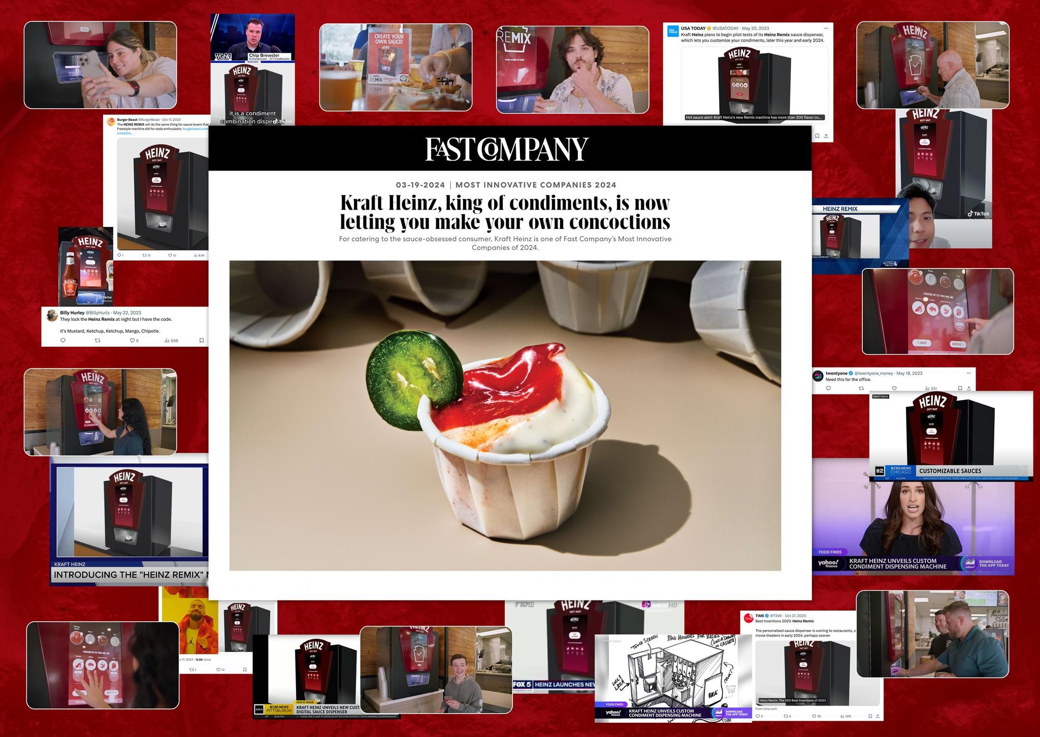 HEINZ REMIX customizable digital sauce dispenser | Campaign | THE WORK