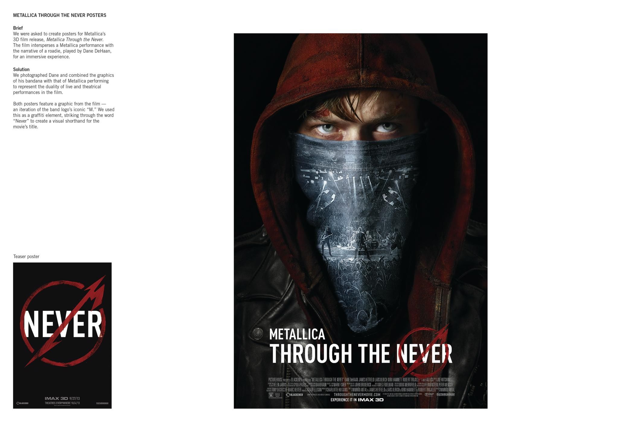 Metallica Through The Never Metallica Through The Never 3D (Blu Ray)