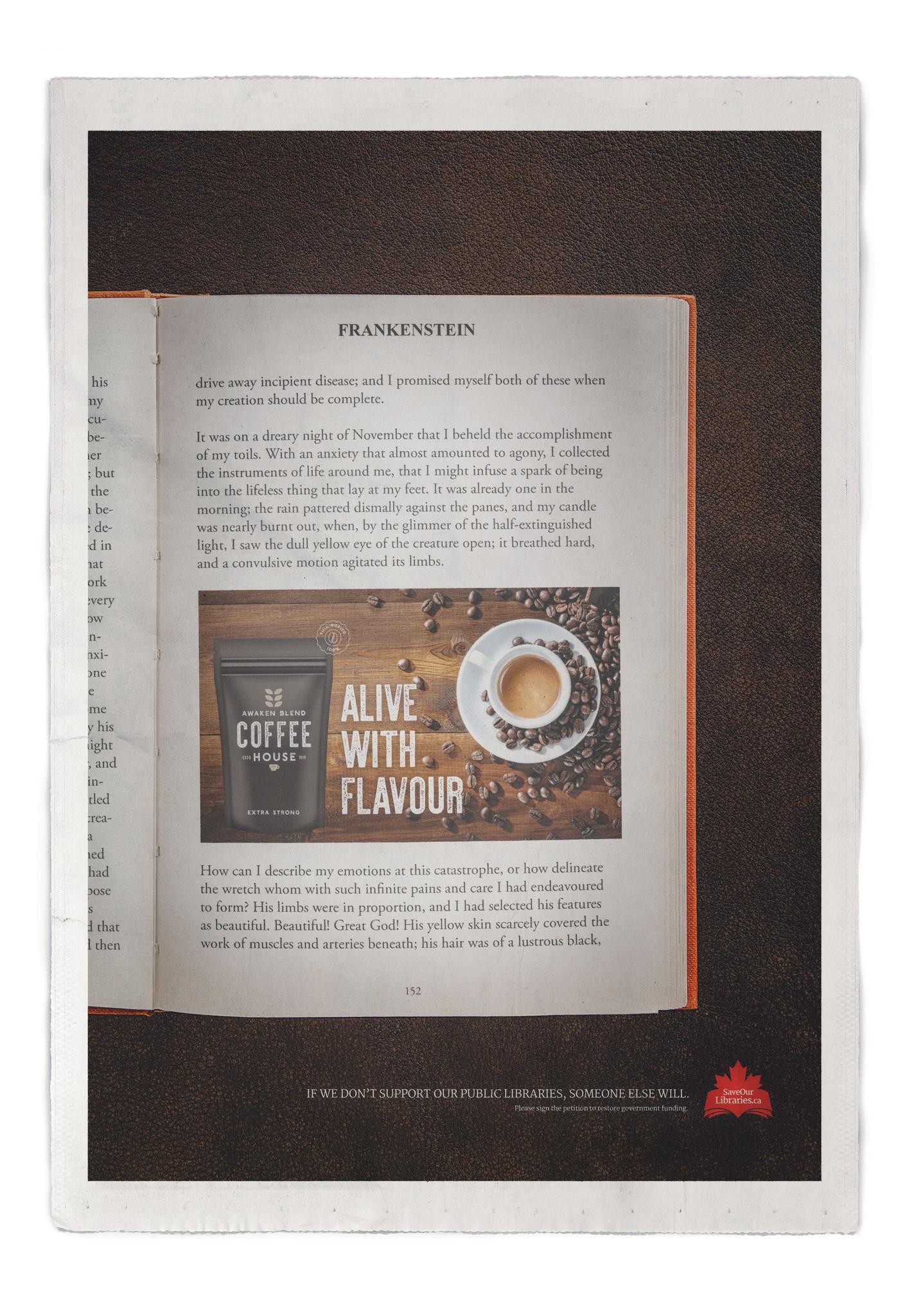 Save Our Libraries - Frankenstein | Campaign | THE WORK