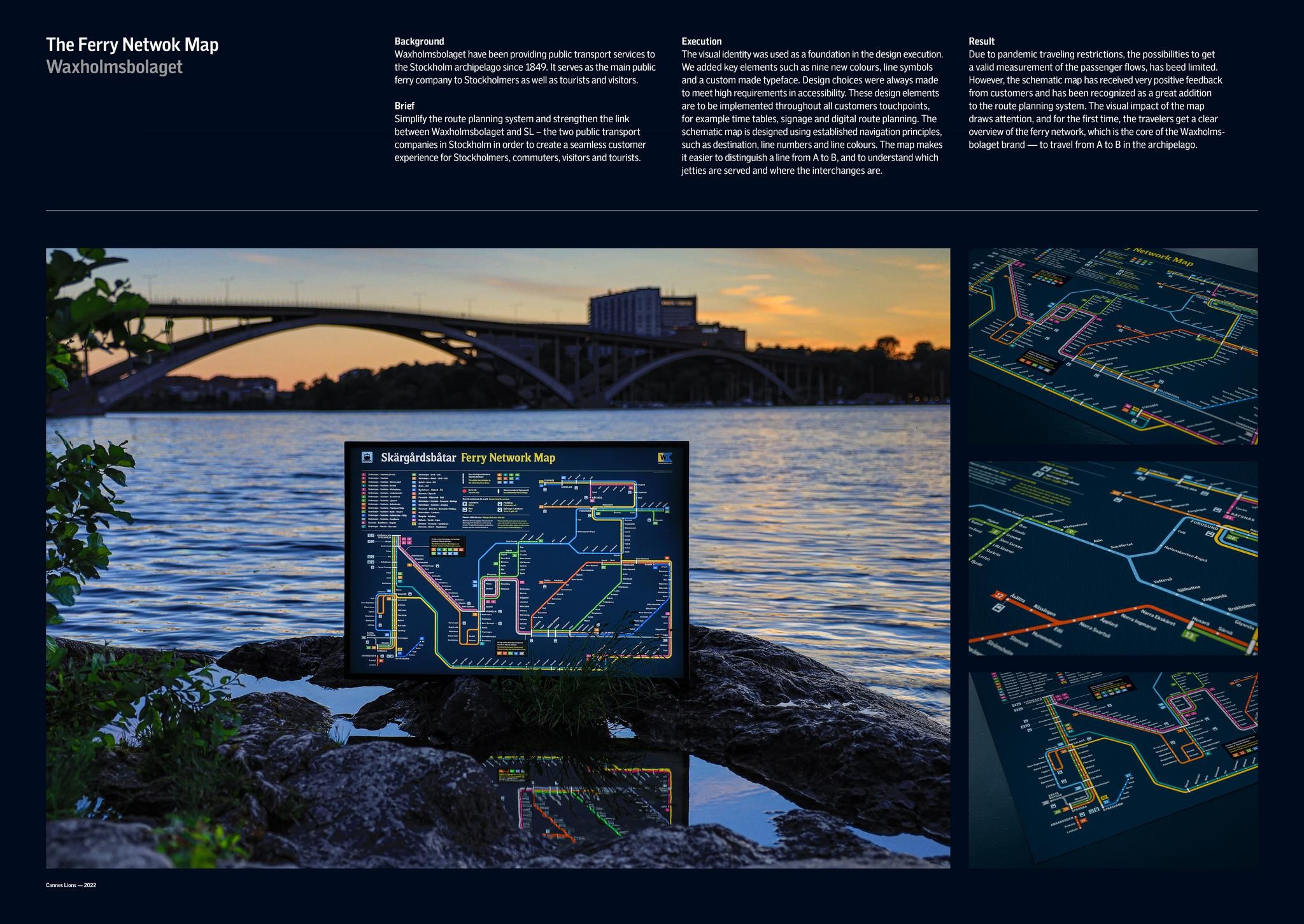 The Ferry Network Map | Campaign | THE WORK