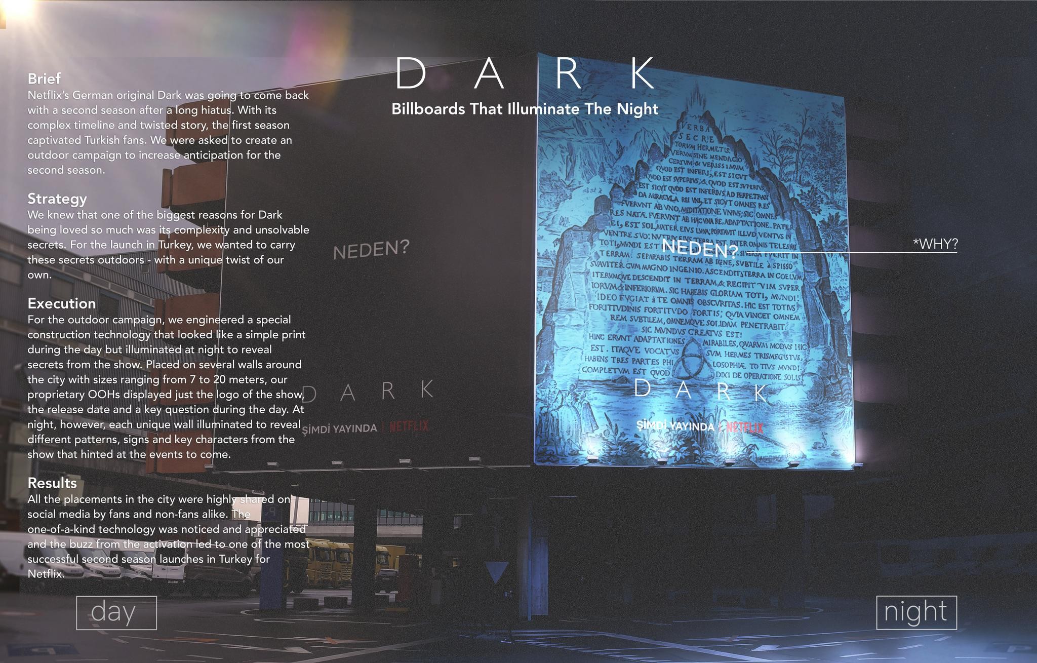 Dark - Billboards That Illuminate The Night | Campaign | THE WORK