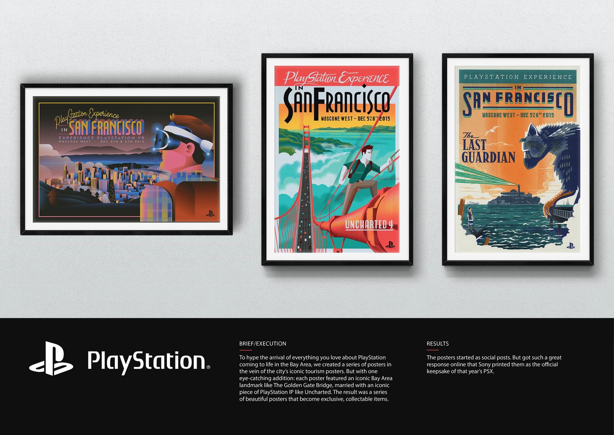 PlayStation Experience Posters | Campaign | THE WORK