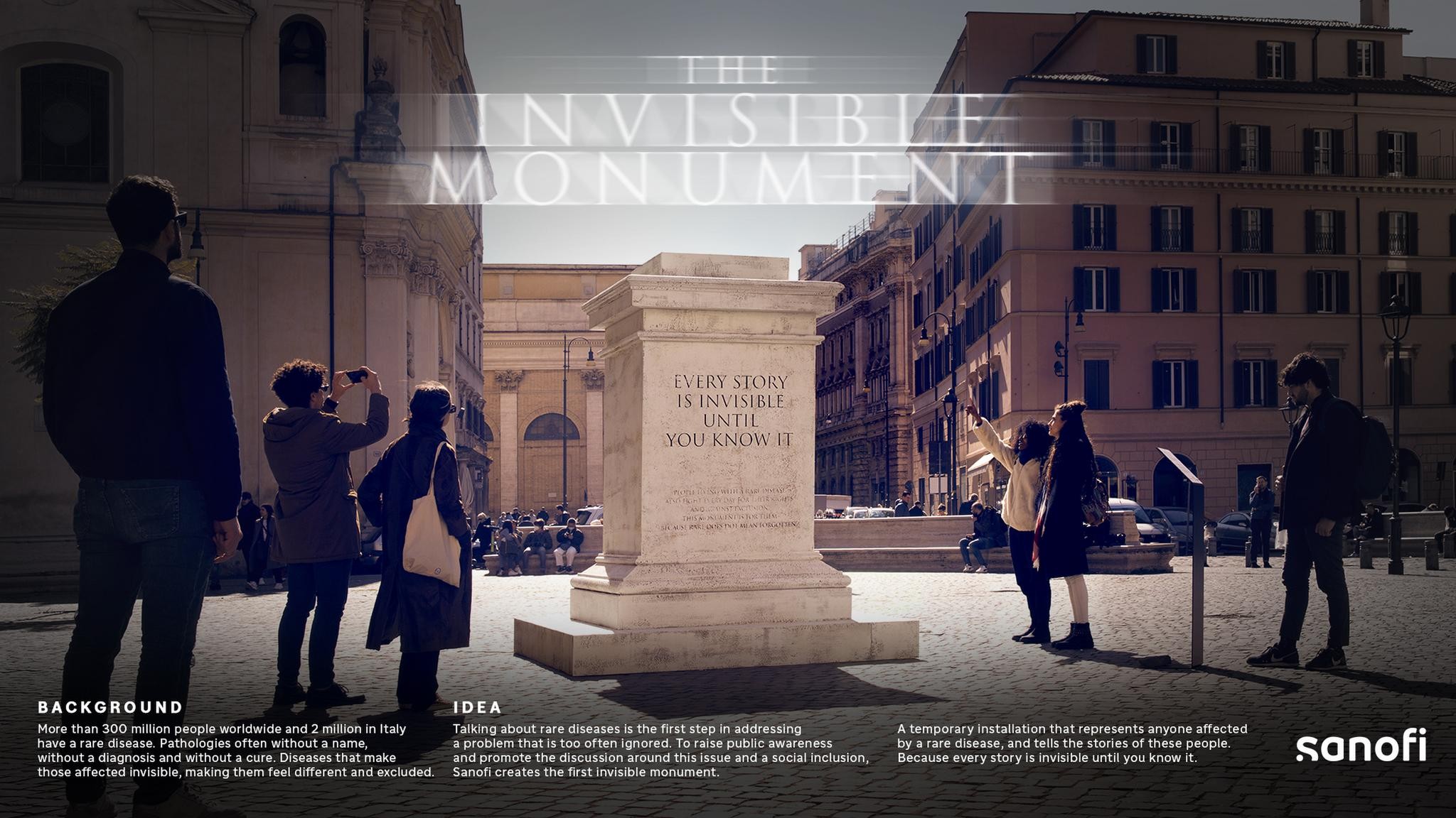 SANOFI - THE INVISIBLE MONUMENT | Campaign | THE WORK