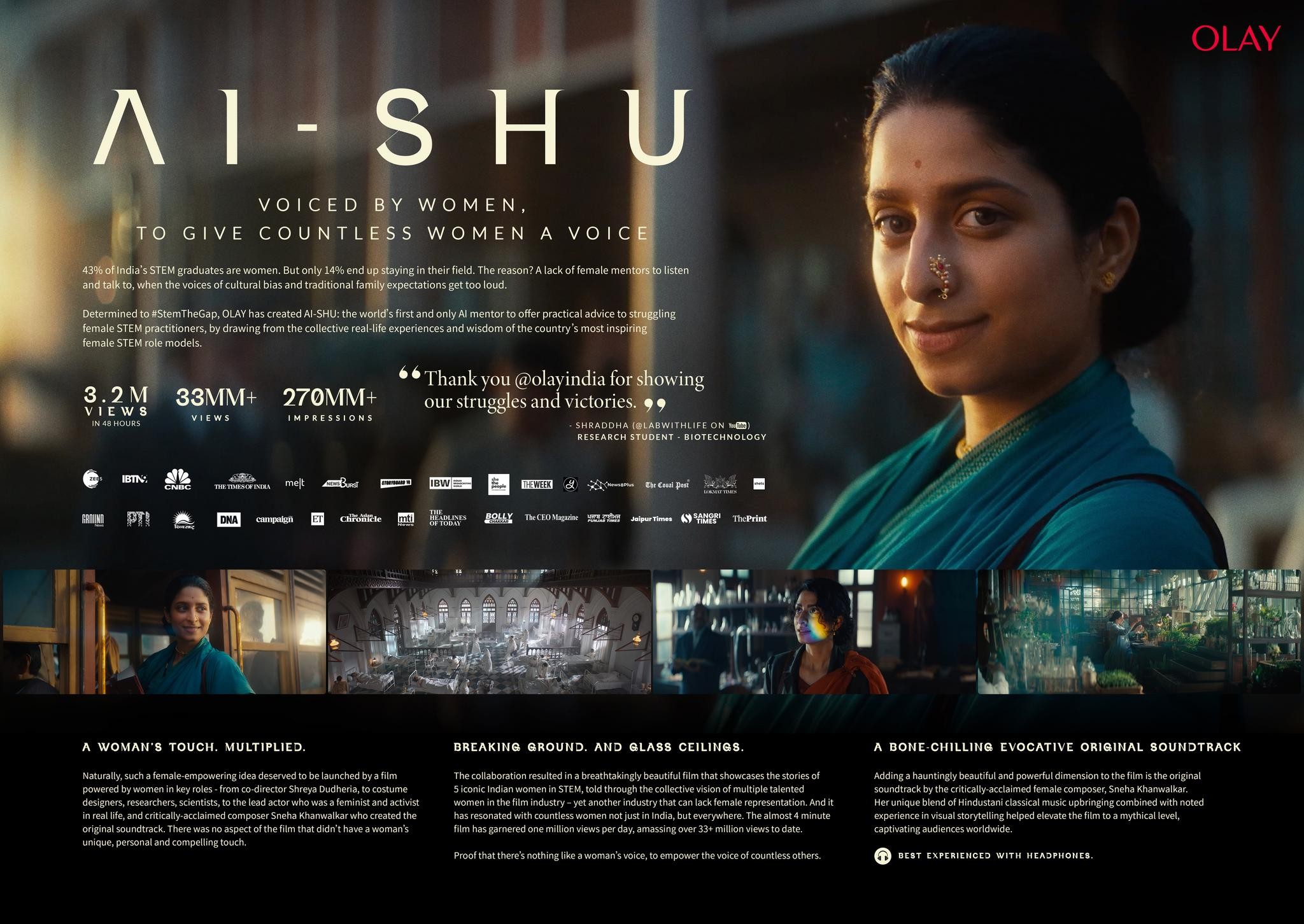 OLAY AI-SHU | Campaign | THE WORK