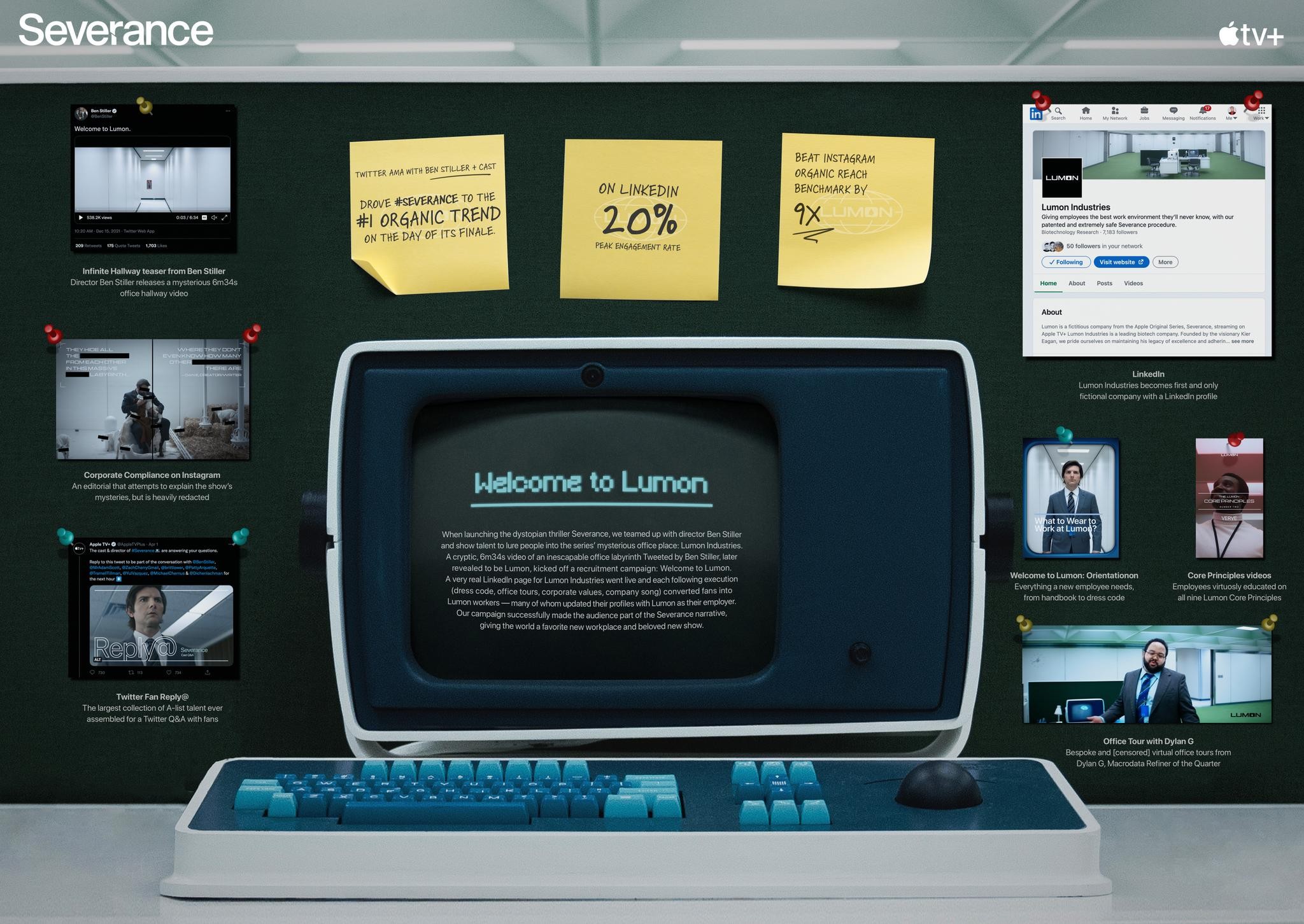 Apple TV+ Severance | Campaign | THE WORK