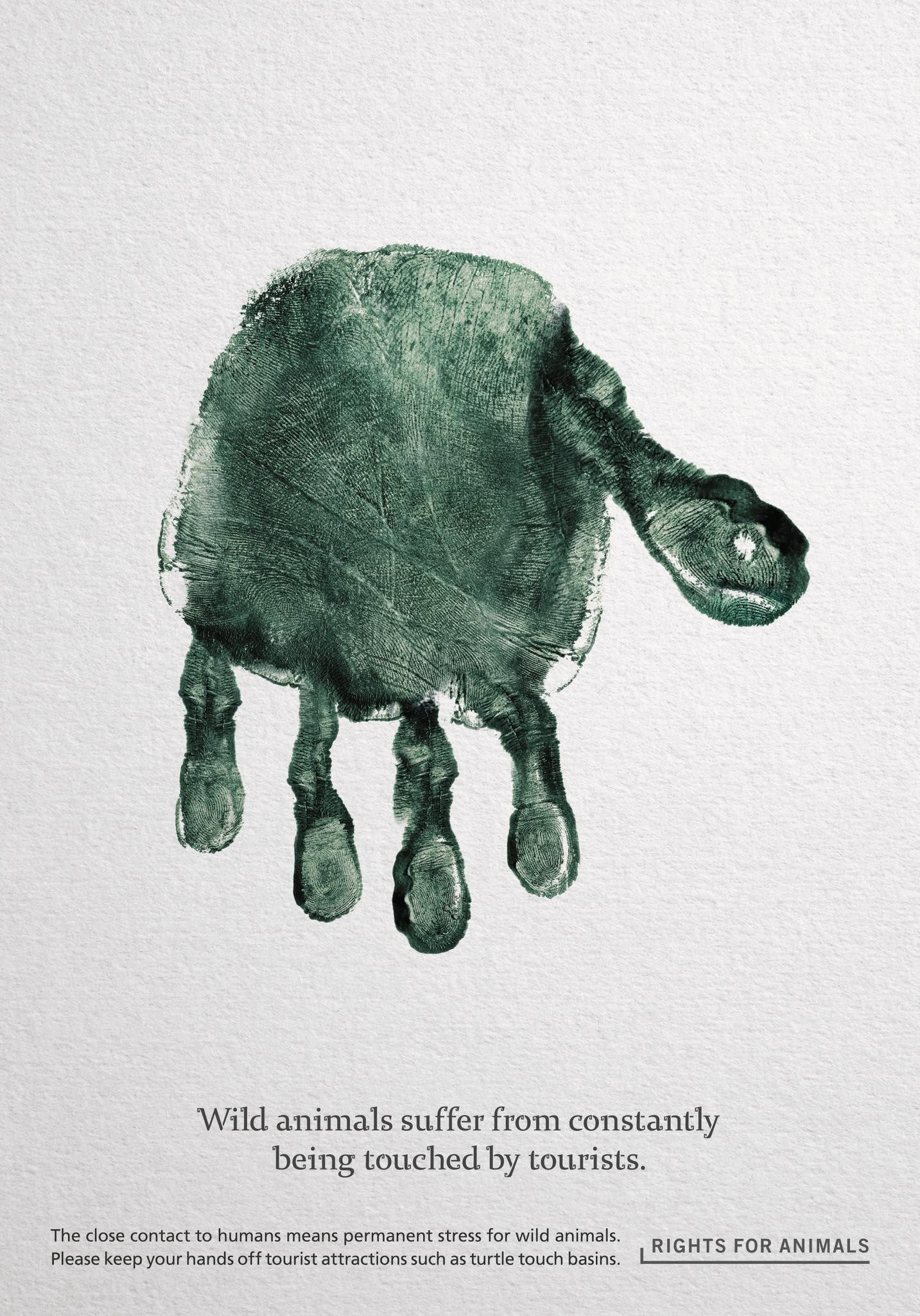 Animal Handprints | Campaign | THE WORK