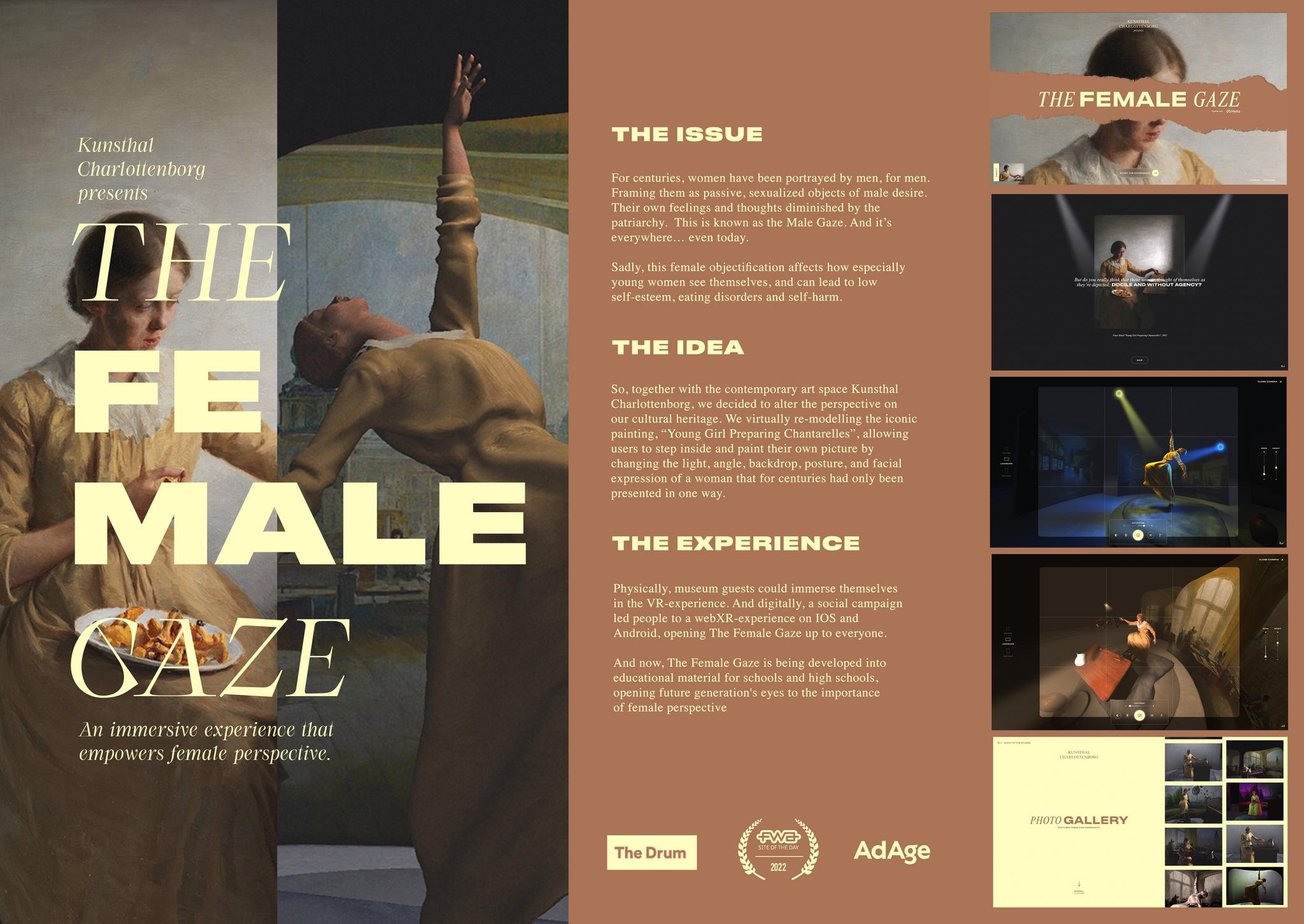 The Female Gaze | Campaign | THE WORK