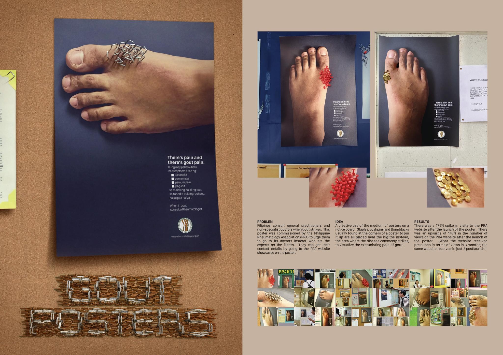 GOUT POSTERS | Campaign | THE WORK