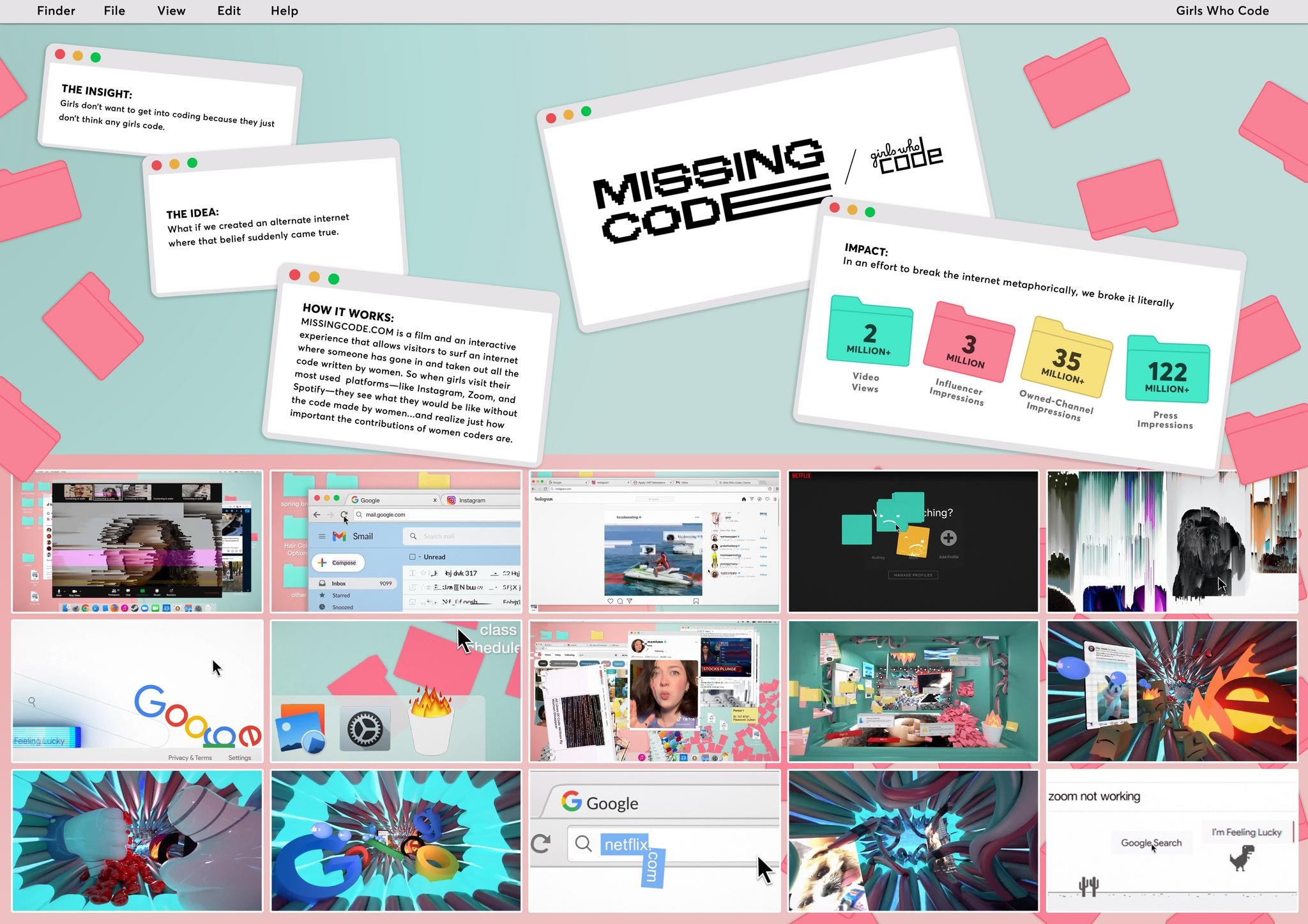 Missing Code Campaign The Work 