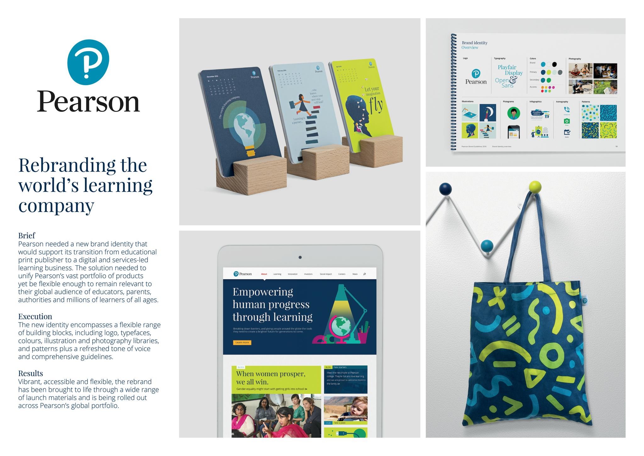 Pearson Rebrand | Campaign | THE WORK