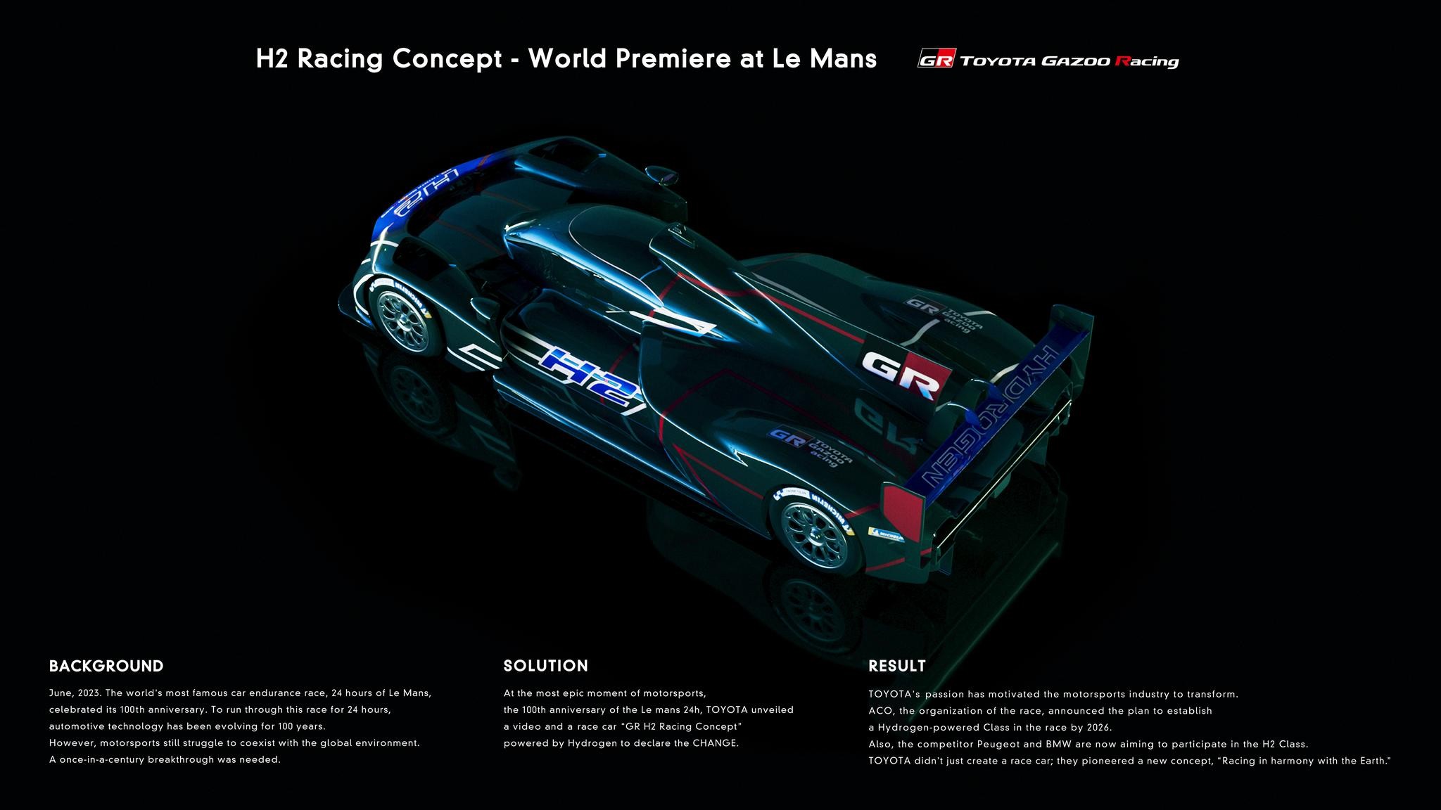 H2 Racing Concept - World Premiere at Le Mans | Campaign | THE WORK
