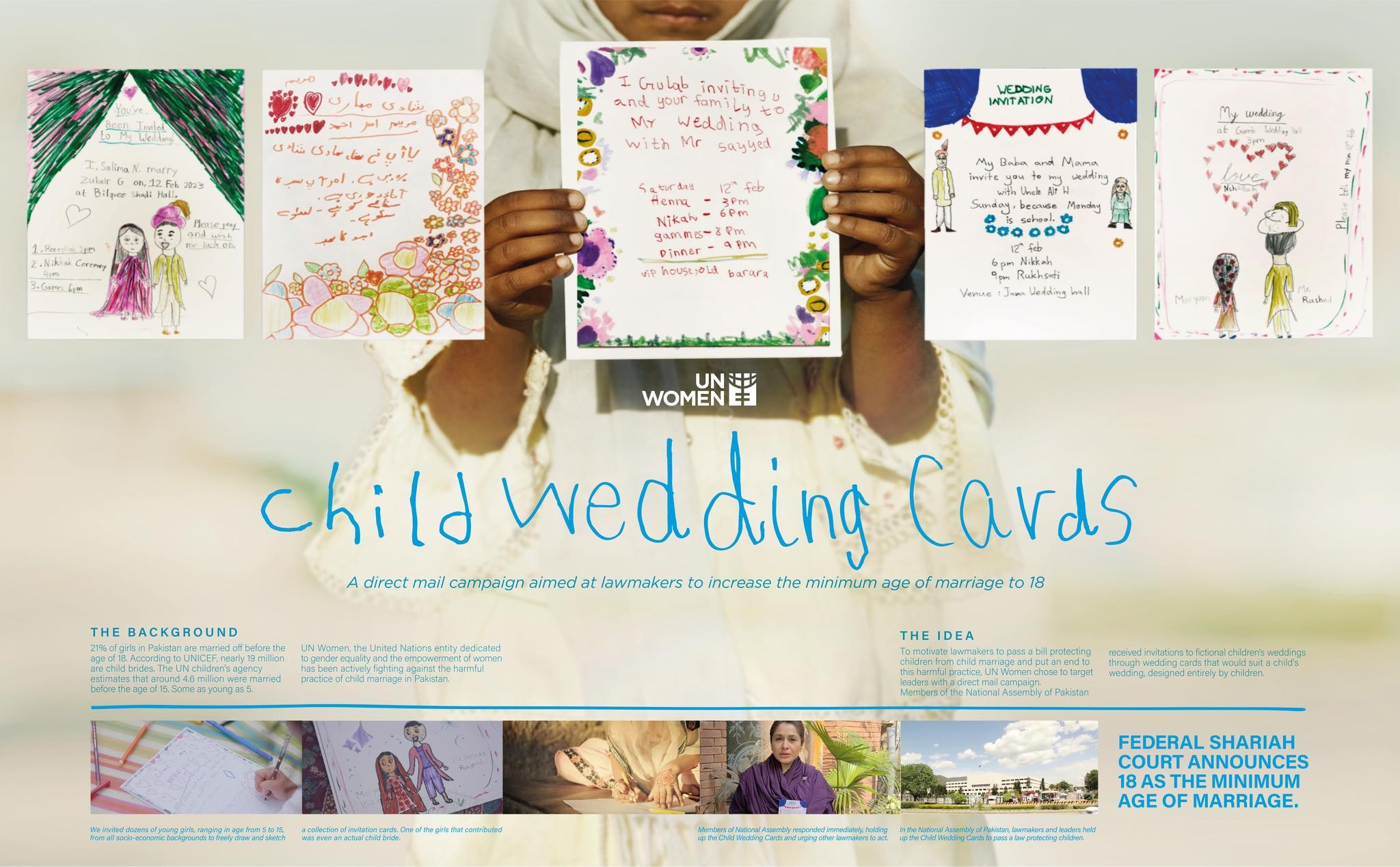 Child Wedding Cards | Campaign | THE WORK
