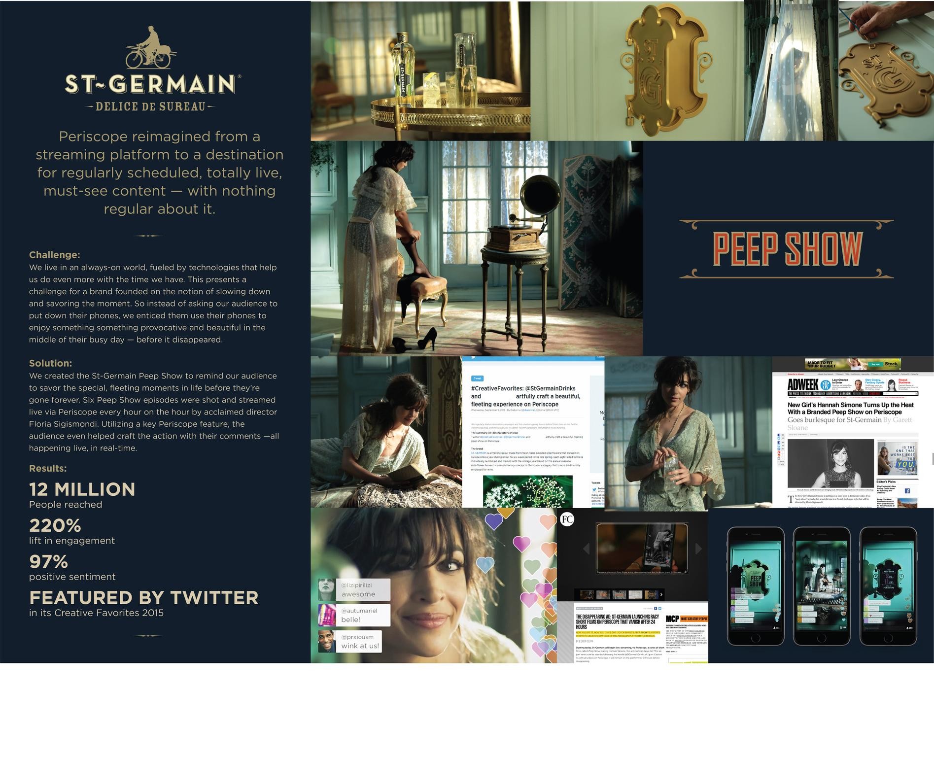 St-Germain Peep Show | Campaign | THE WORK